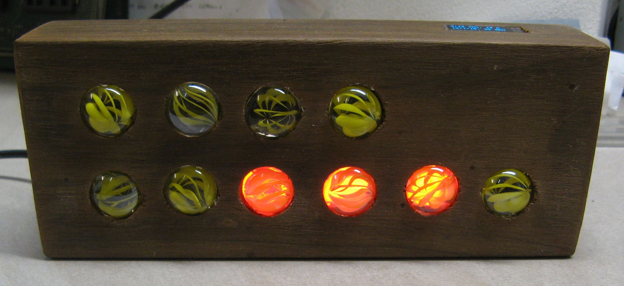 Binary LED Marble Clock : 6 Steps (with Pictures) - Instructables