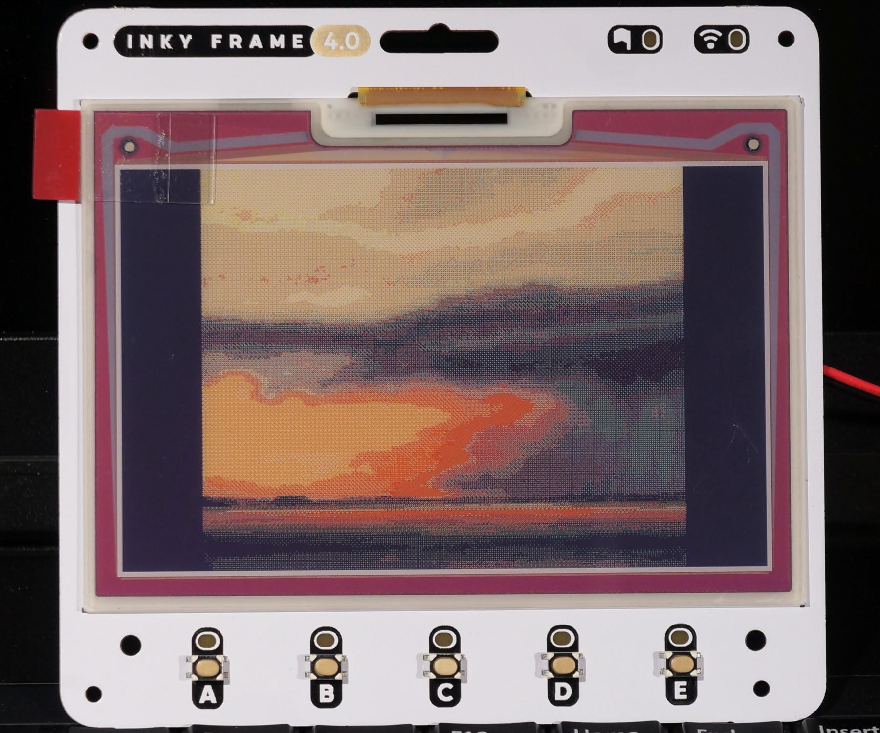 Pimoroni Inky Frame Comparison - 4 Inch Vs 5.7 Inch : 18 Steps (with ...
