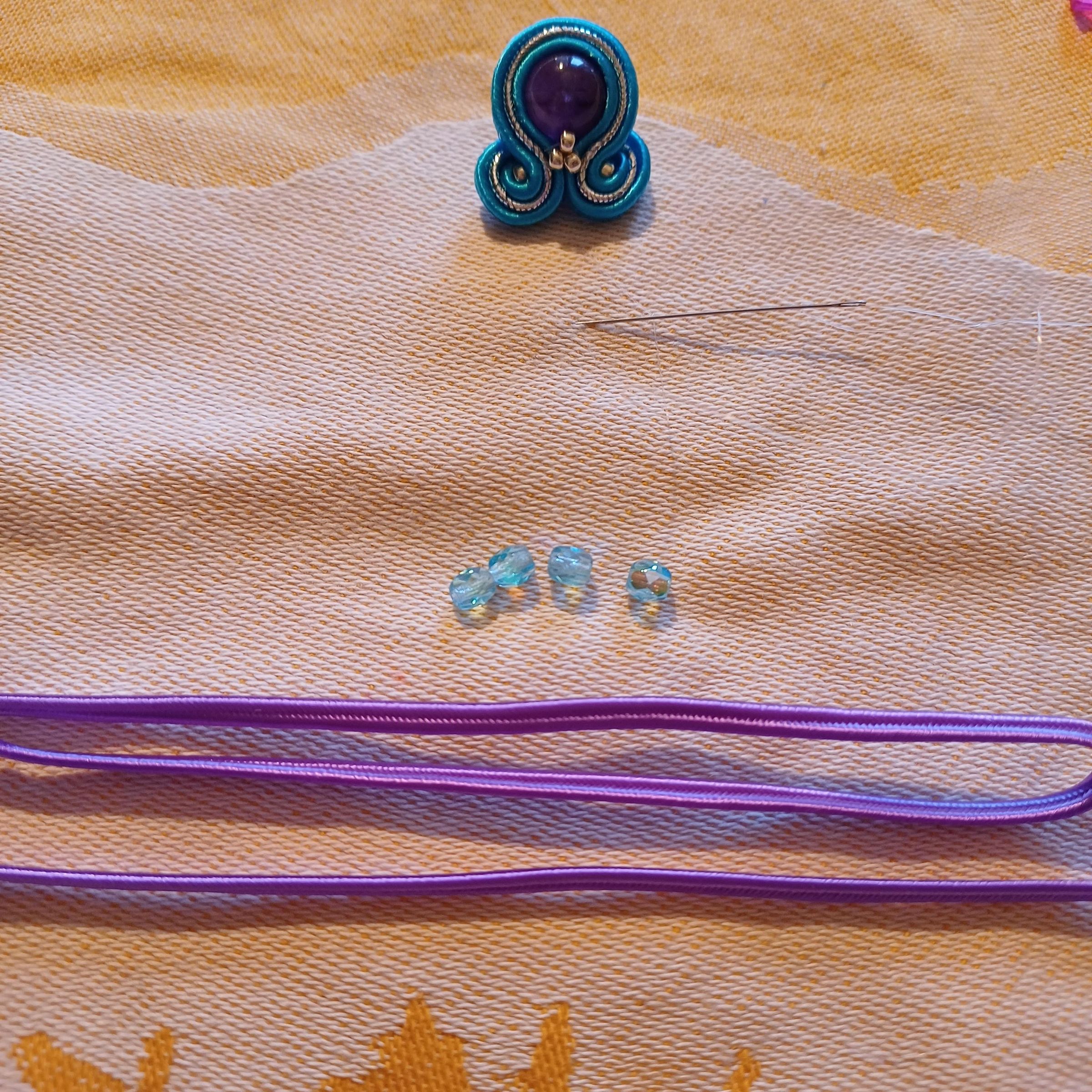 Embroidered Filigree Earrings "Purple Rain" : 9 Steps (with Pictures ...