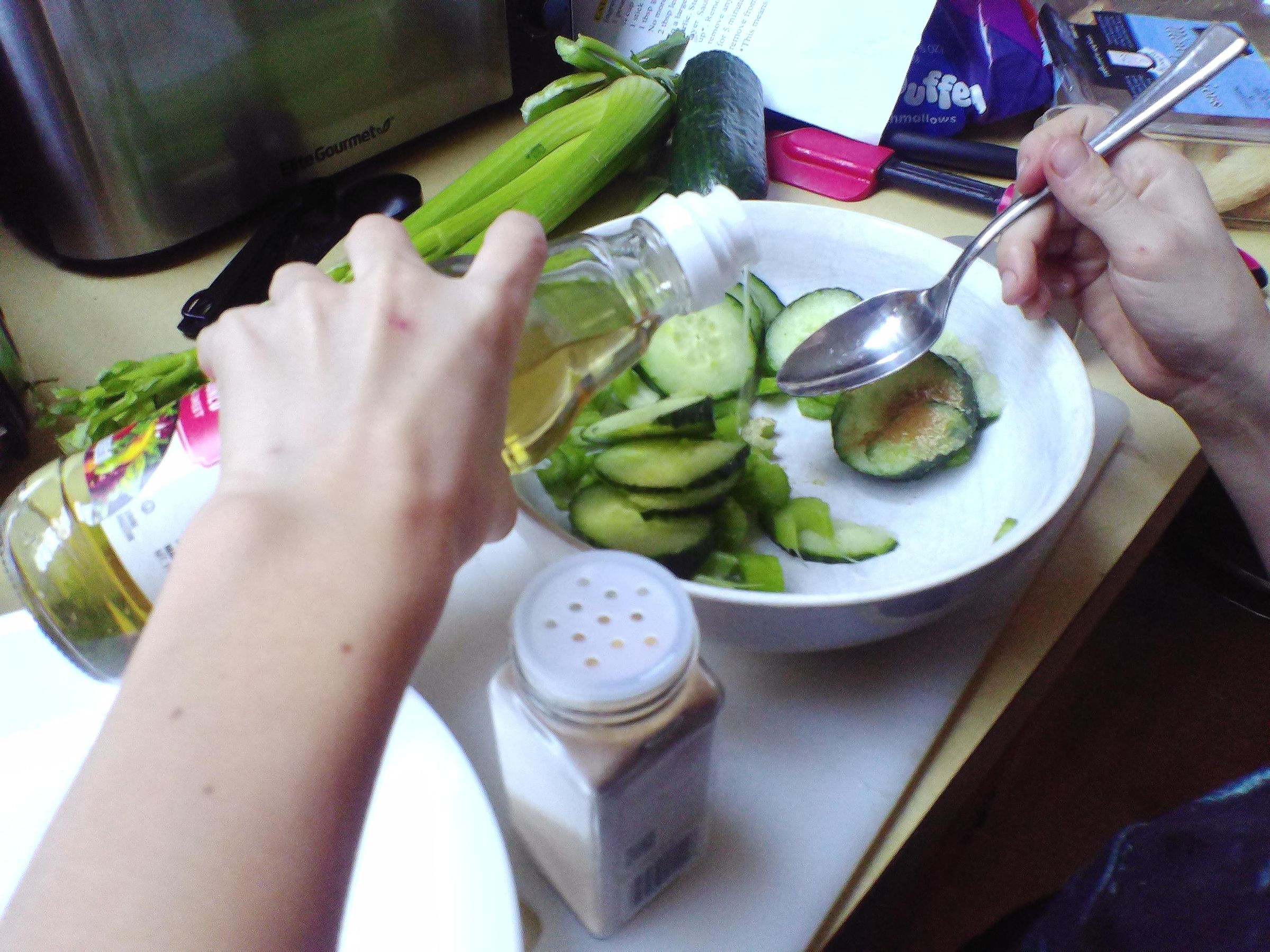 Simple Delicious Cucumber Salad! (by My Sons) : 3 Steps - Instructables