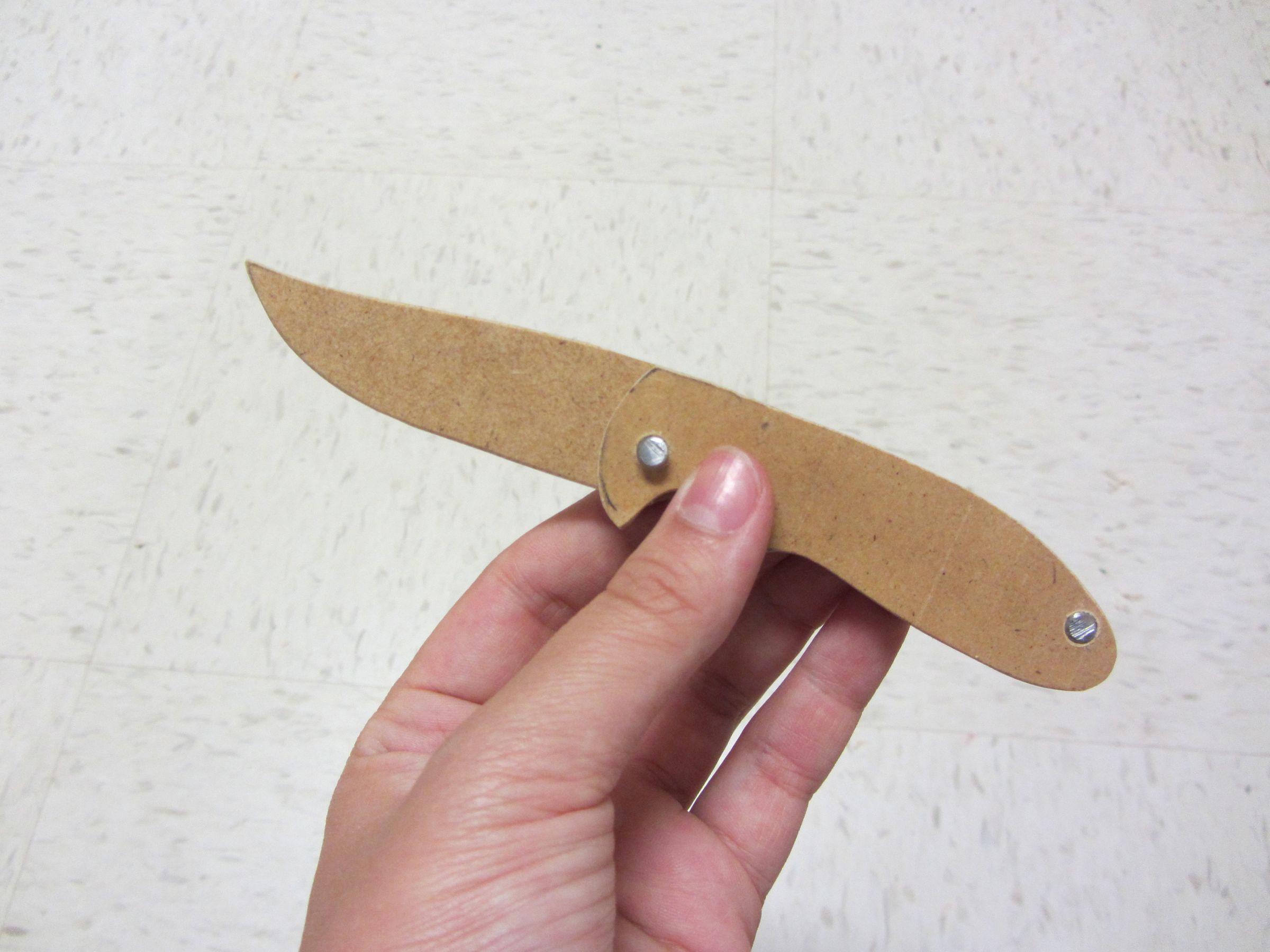 How to Make a Wooden Folding Knife : 9 Steps (with Pictures ...
