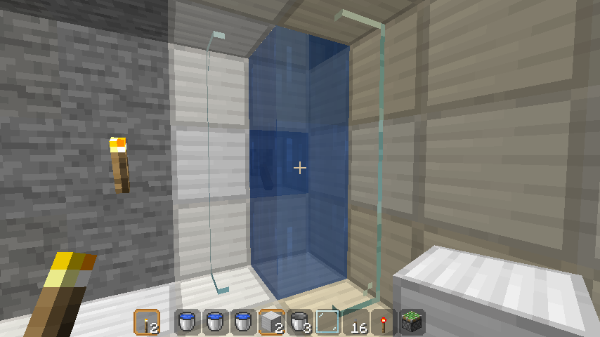 How to Make a Simple Shower in Minecraft : 6 Steps - Instructables
