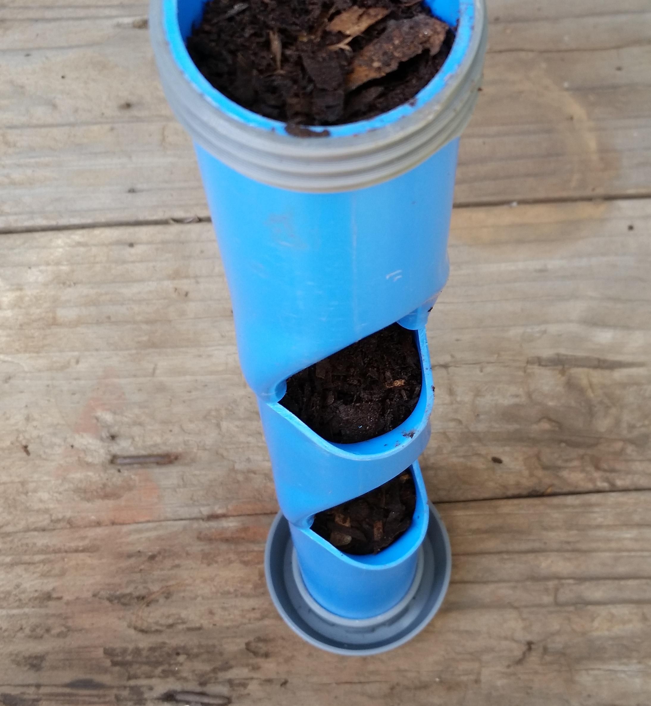 Self Watering PVC Pipe Planter : 10 Steps (with Pictures) - Instructables