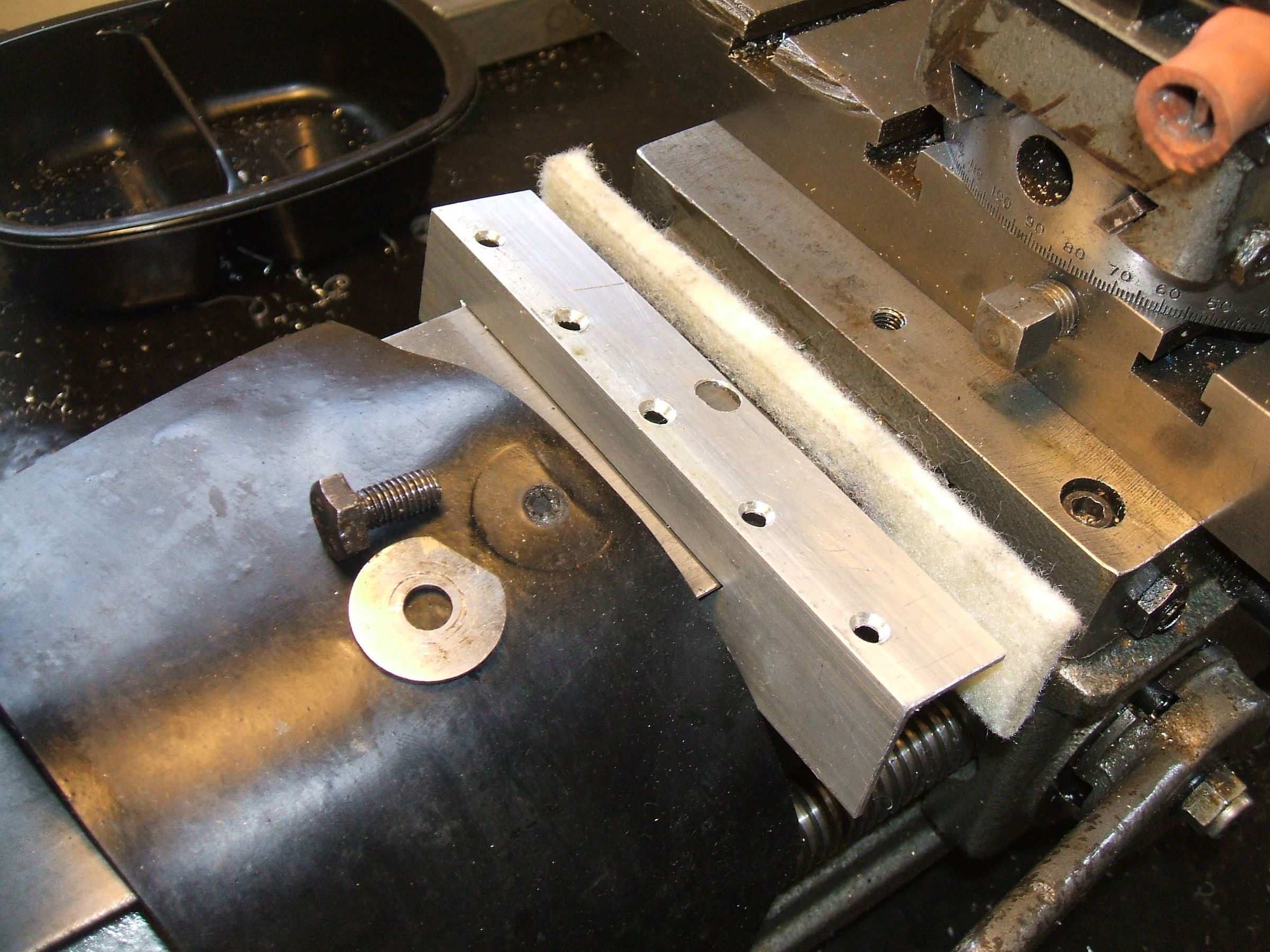 DIY Ways Wiper for Swarf Protection on a Myford ML10 Lathe : 3 Steps ...