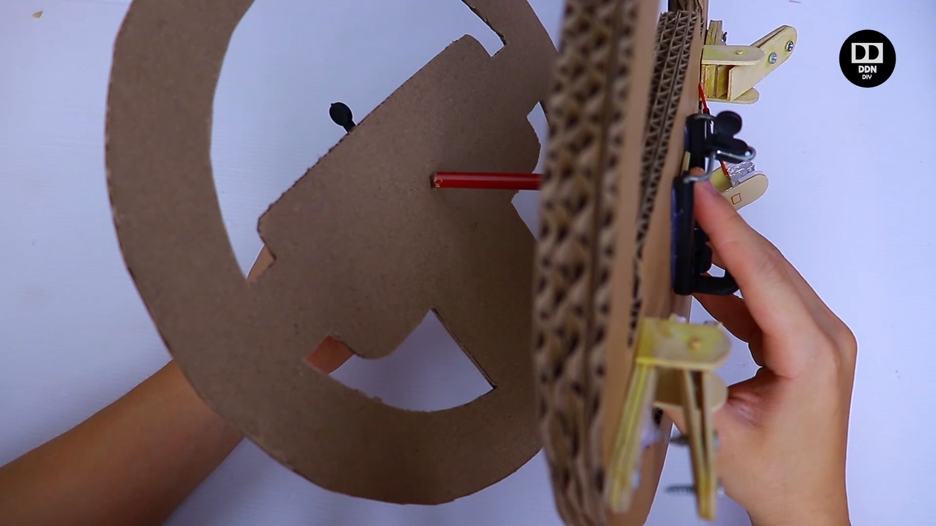 Make Gaming Steering Wheel(Have Buttons) : 16 Steps (with Pictures ...