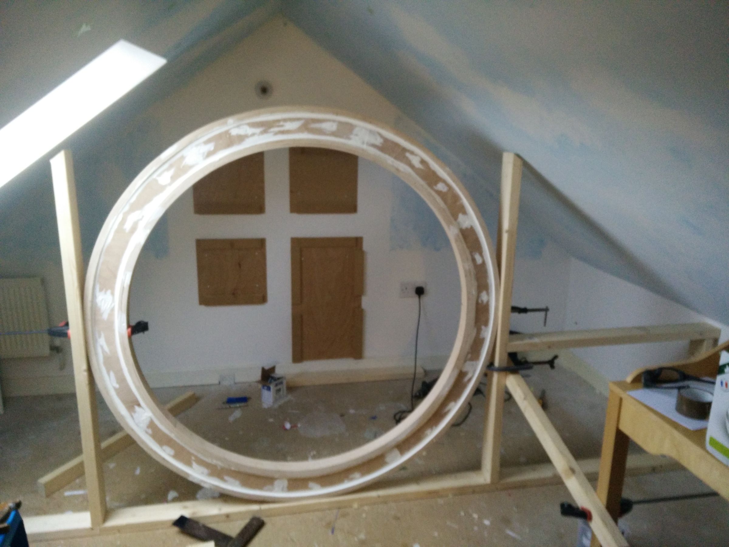 The Giant Plywood Portal (1½m Across) : 5 Steps (with Pictures ...