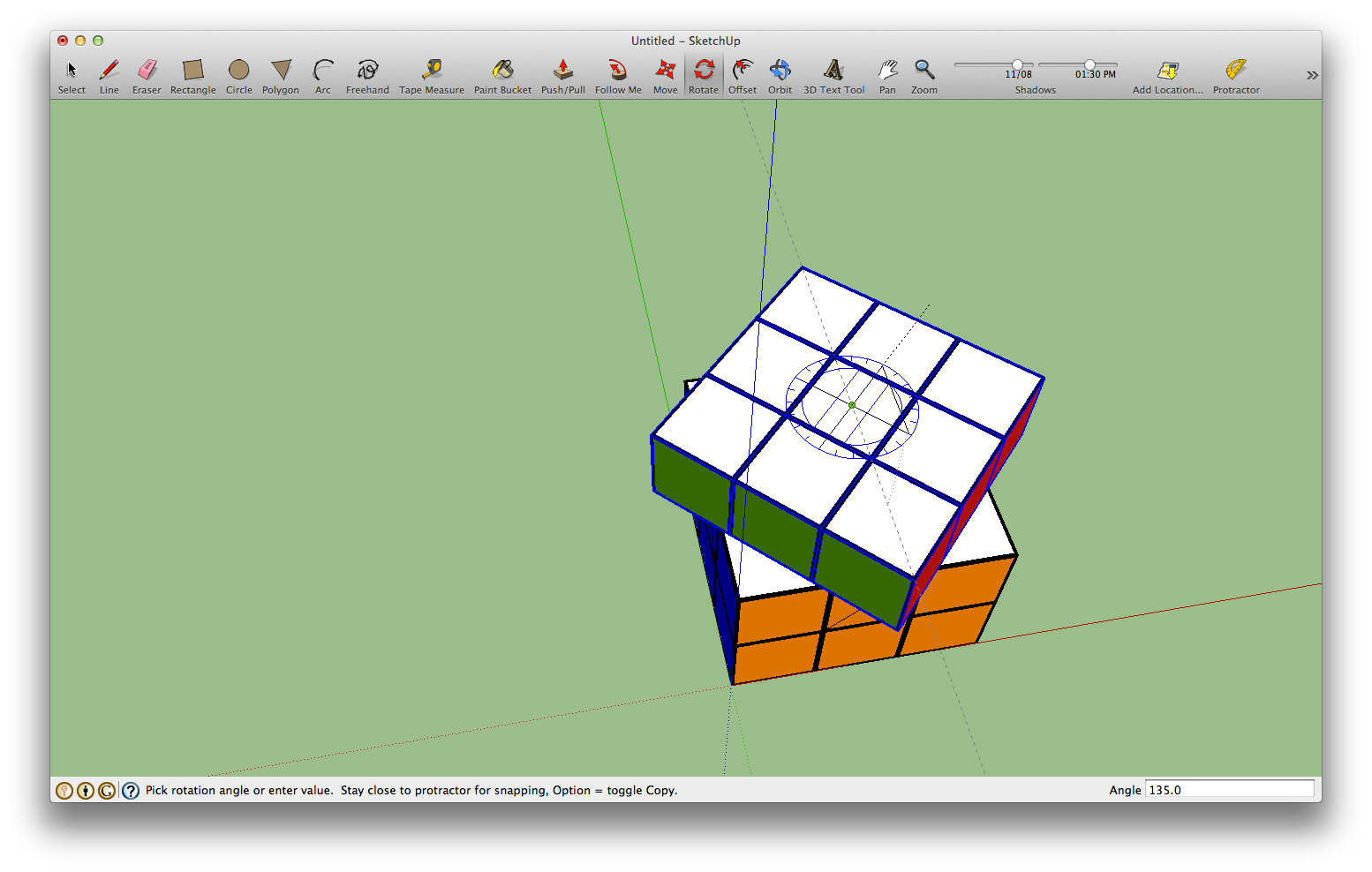 Working Rubik's Cube on Google SketchUp : 5 Steps - Instructables