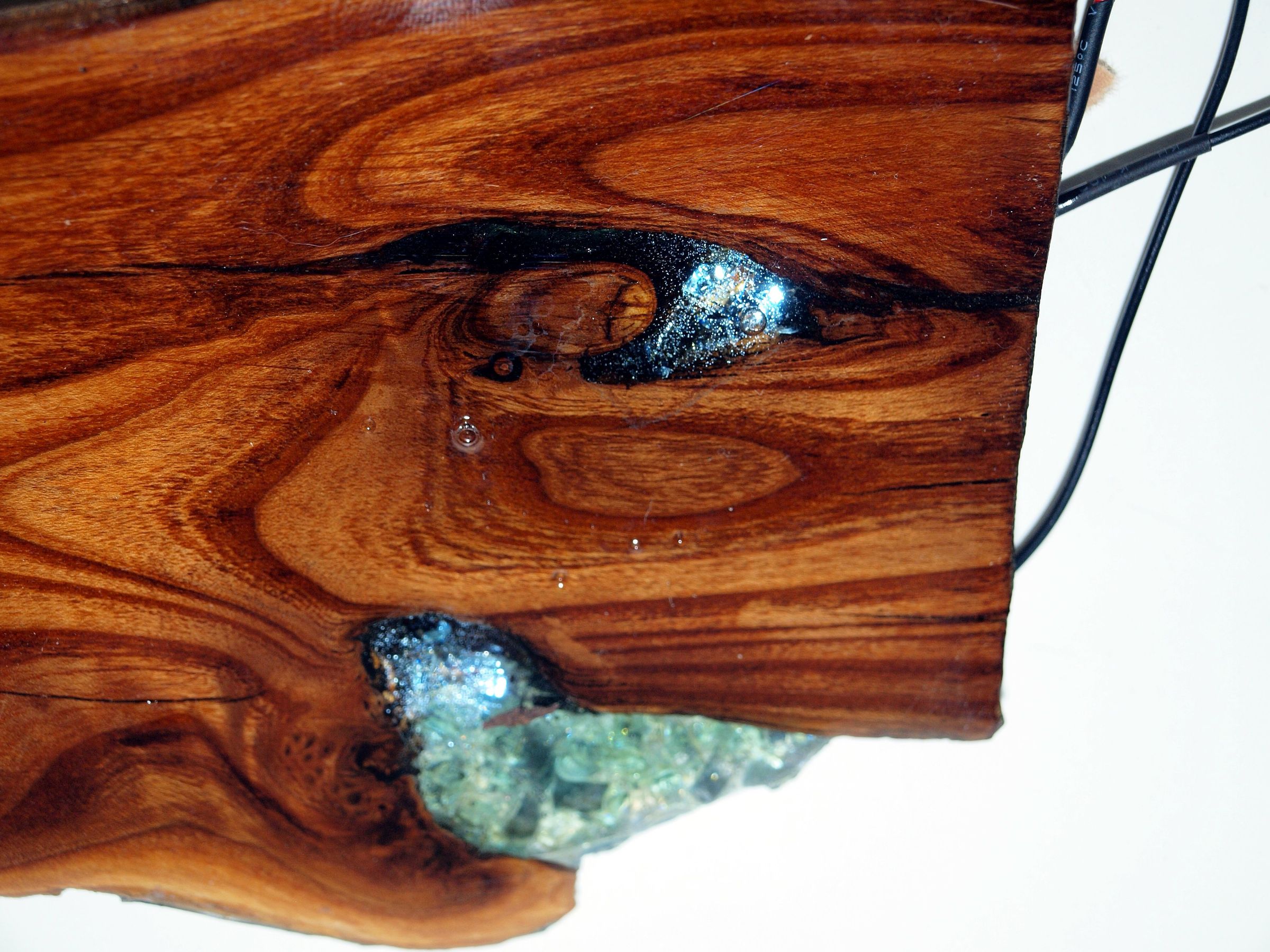 Gnarly Wood Projects With Weird Wood, Broken Glass, LED's and Epoxy ...