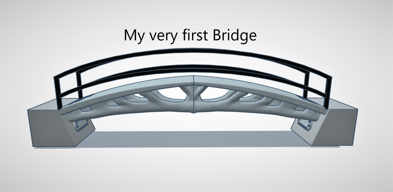 Dar Pedestrian Bridge (Inverted Version) : 13 Steps - Instructables