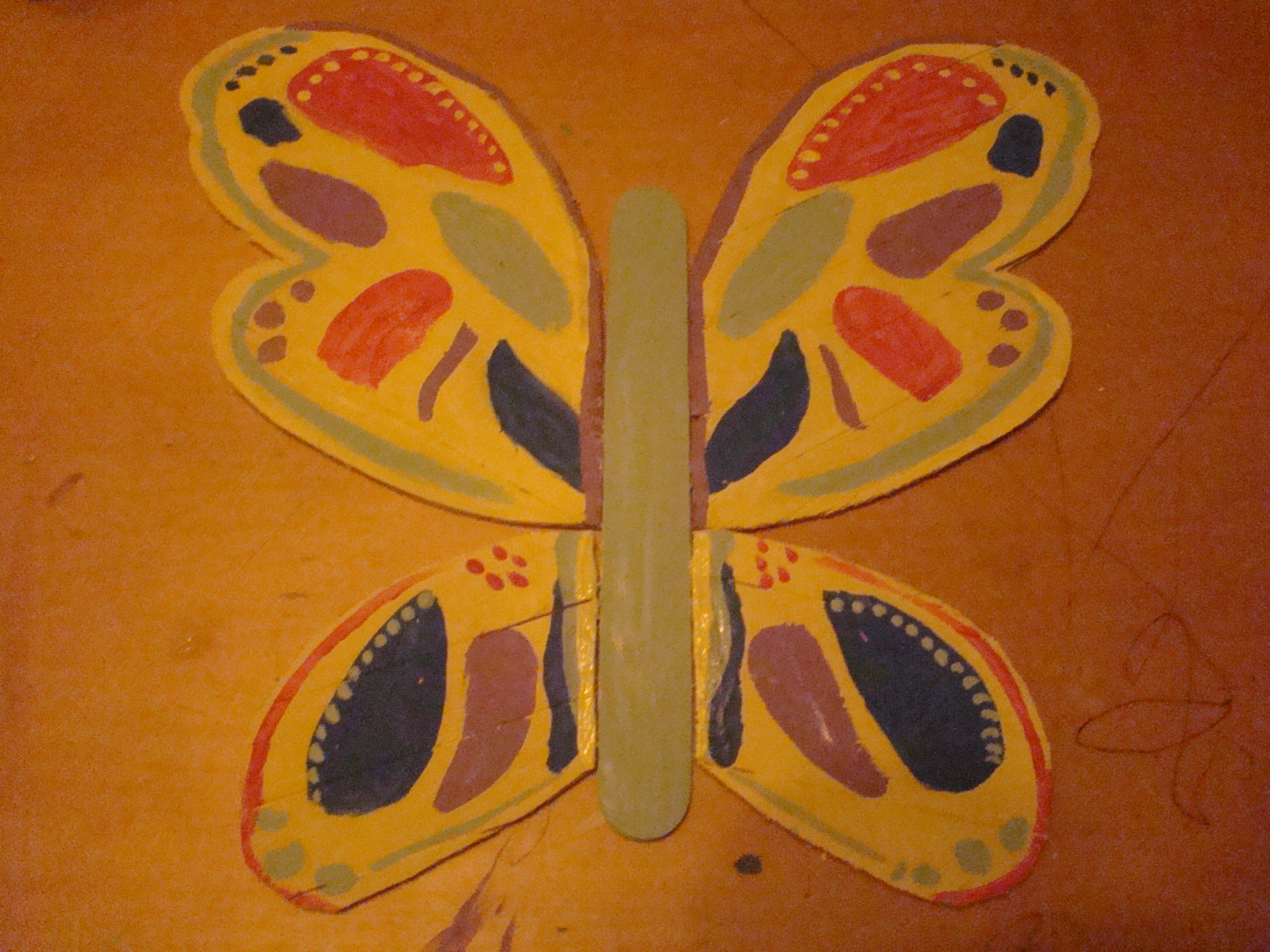 Popsicle Stick Butterfly : 6 Steps - Instructables