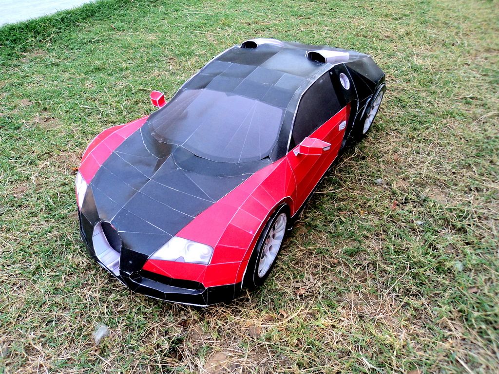 Of Paper Bugatti Template