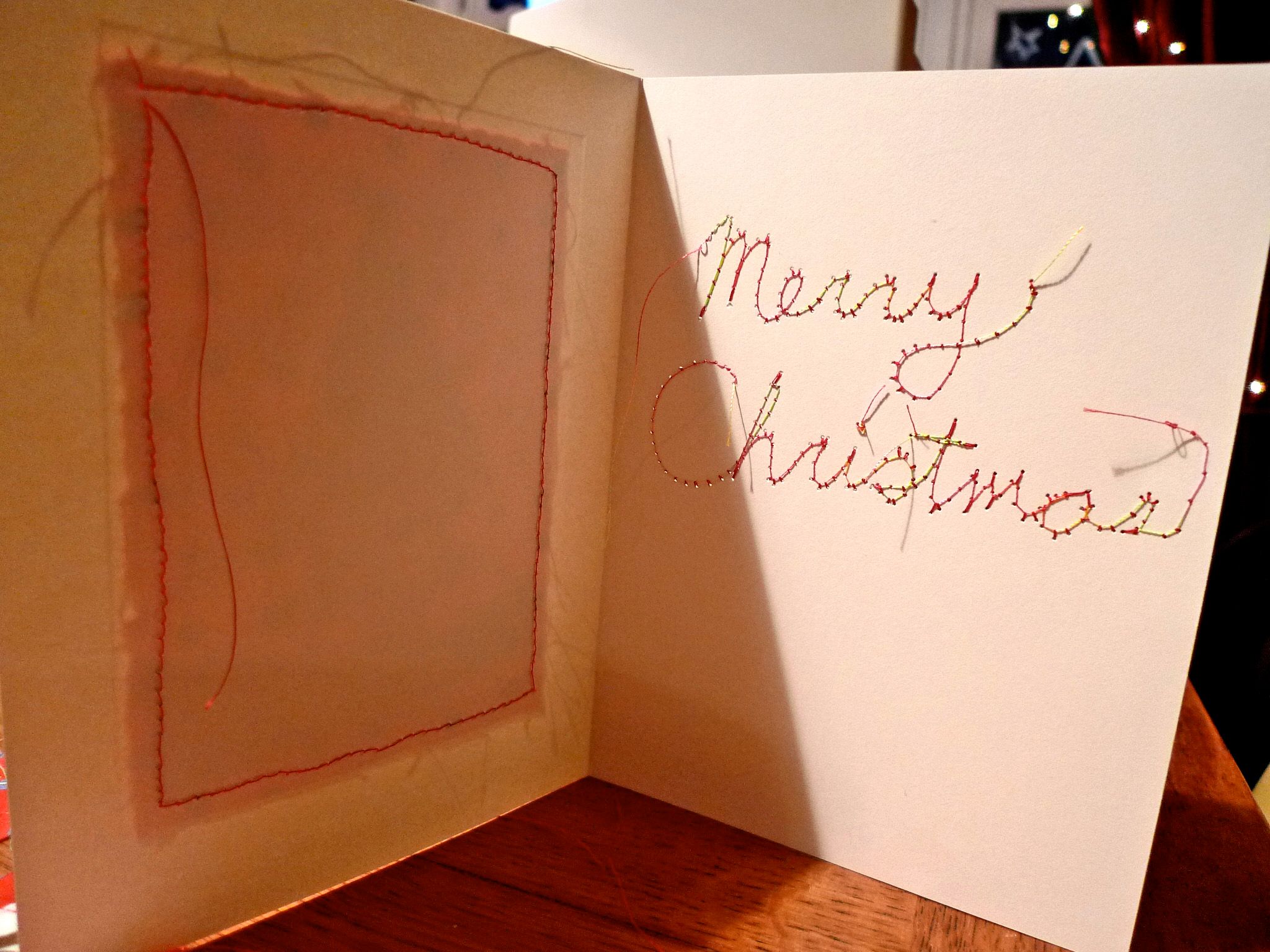 Christmas Card Sewing : 7 Steps (with Pictures) - Instructables