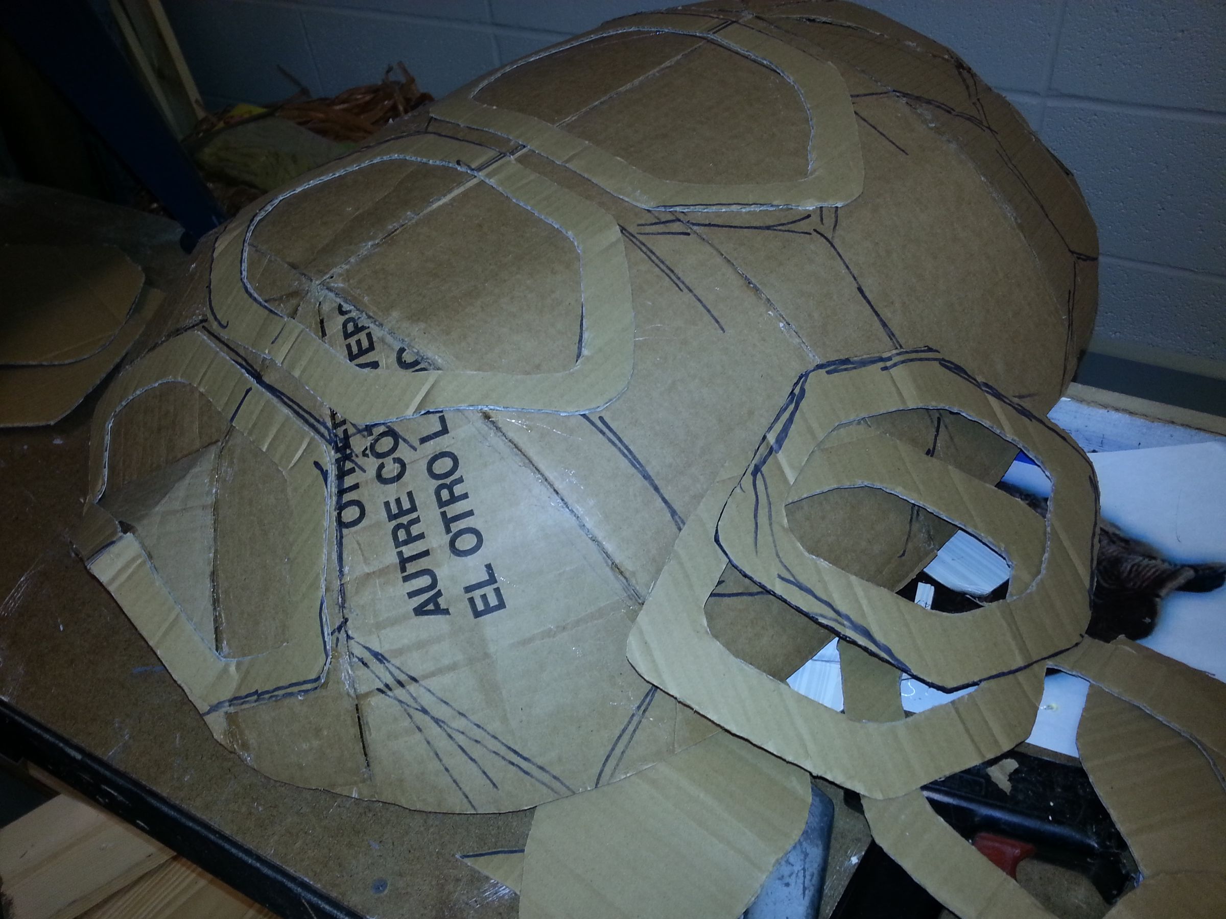 Tortoise Shell Costume for Youth Theater Production : 9 Steps (with ...