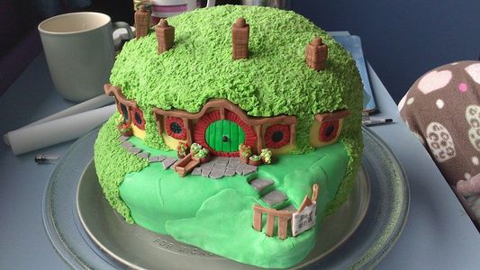 Bilbo Baggins House Cake