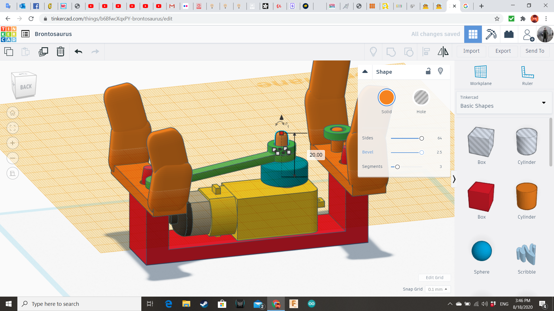 Tinkercad Robotics for School: Create TWO Walking Machines! : 27 Steps ...