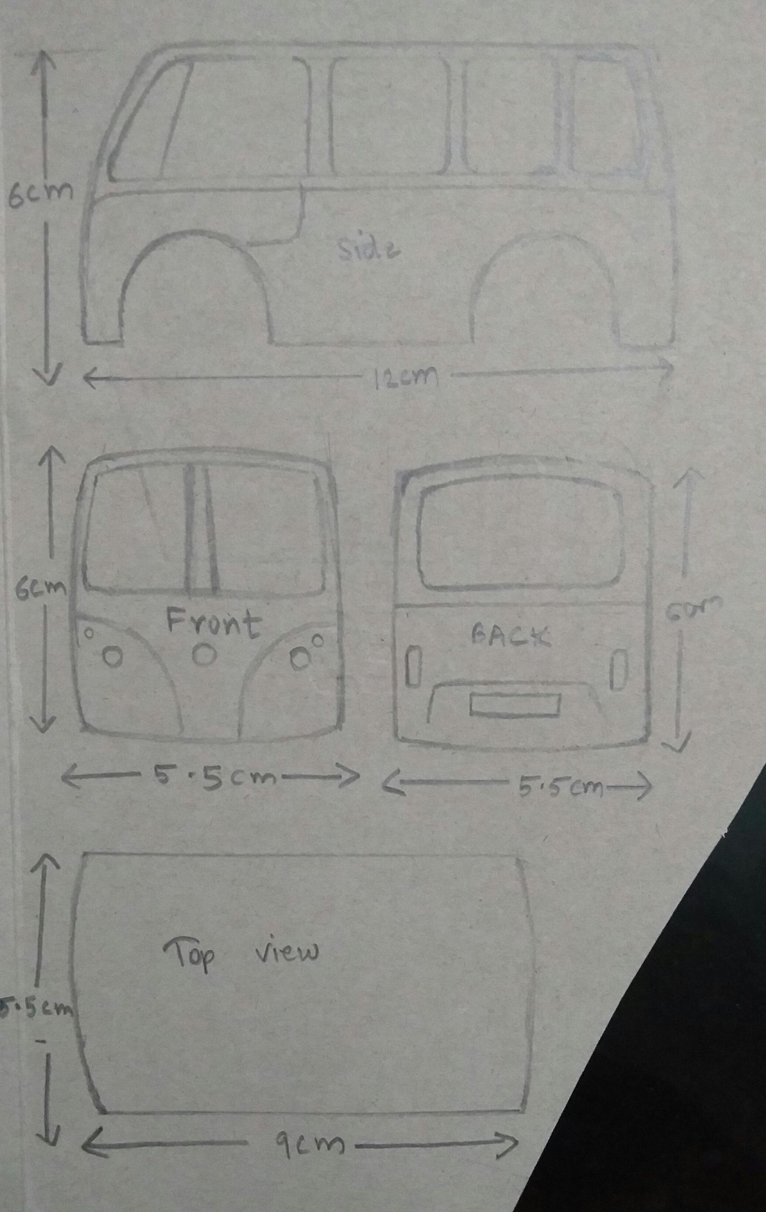 VW Mini Bus Model From Cardboard Box : 7 Steps (with Pictures ...