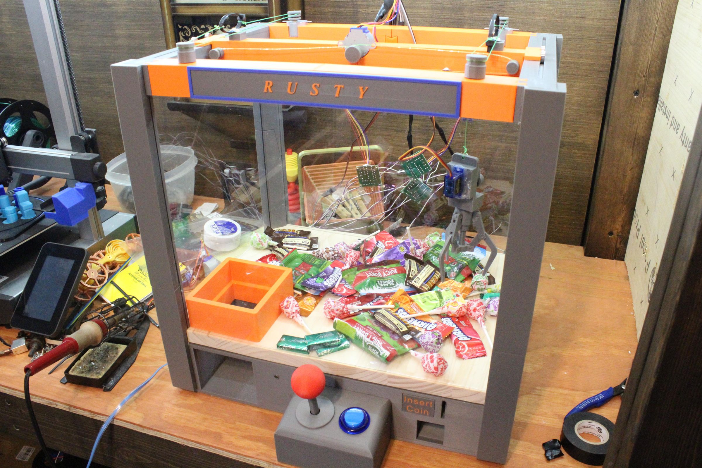 3D Printed Claw Machine : 7 Steps - Instructables
