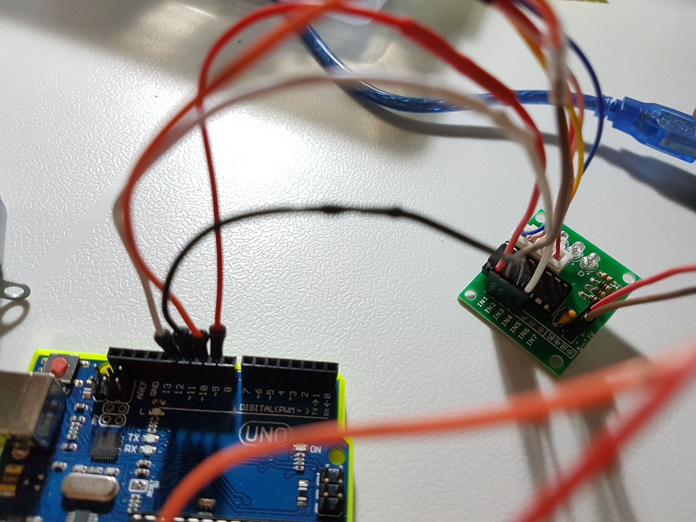 Arduino + Stepper Motor(28BYJ-48) + Motor Driver(ULN2003AN) : 8 Steps ...