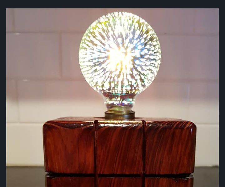 Wooden Block Lamp : 9 Steps - Instructables