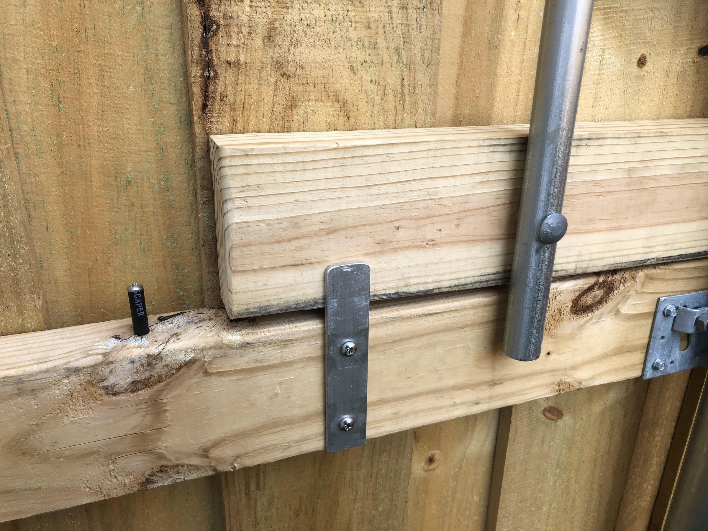 Concealed Gate and Pivoting Slide Bolt : 10 Steps (with Pictures ...
