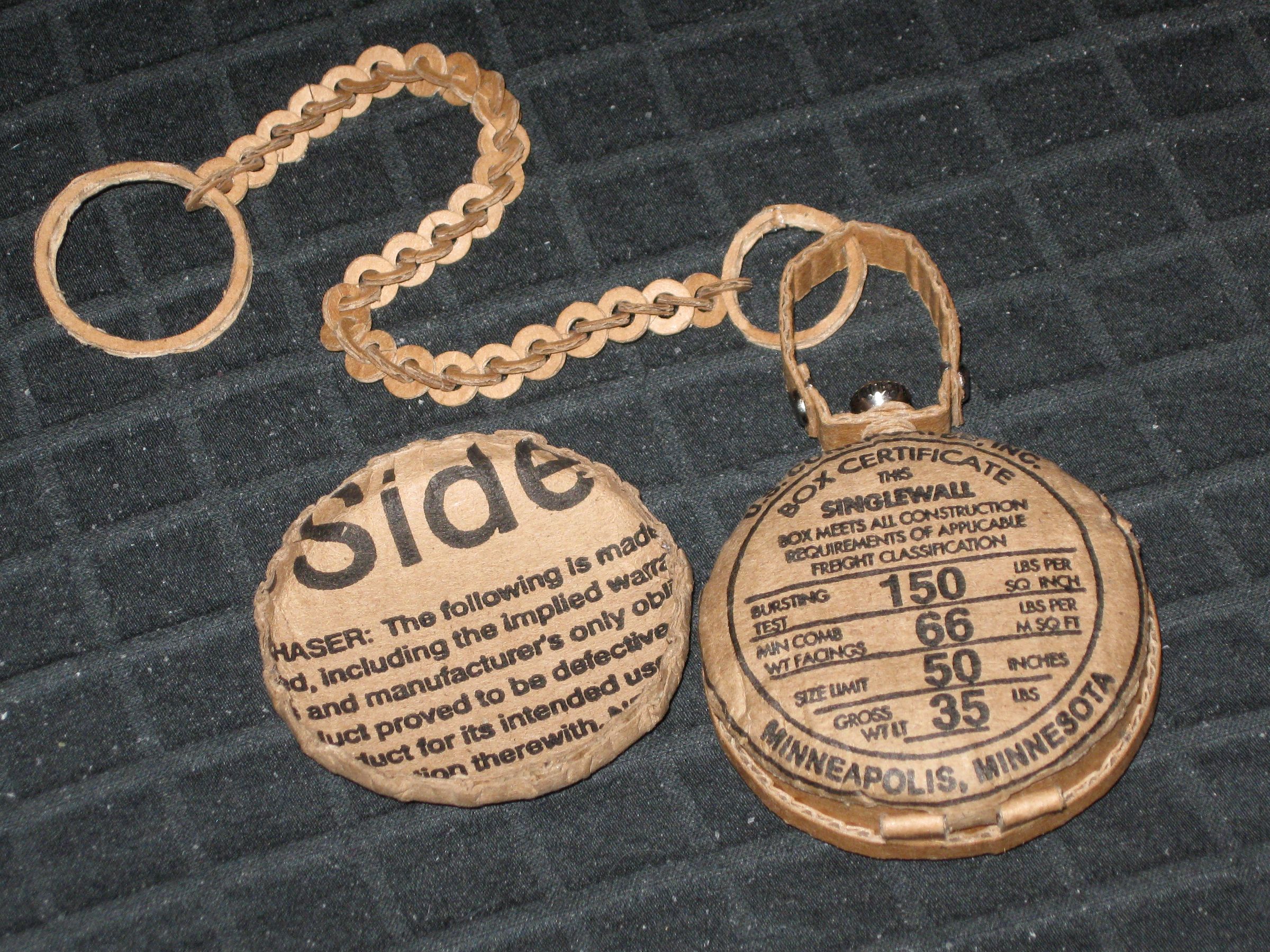 Cardboard Pocketwatch - Instructables