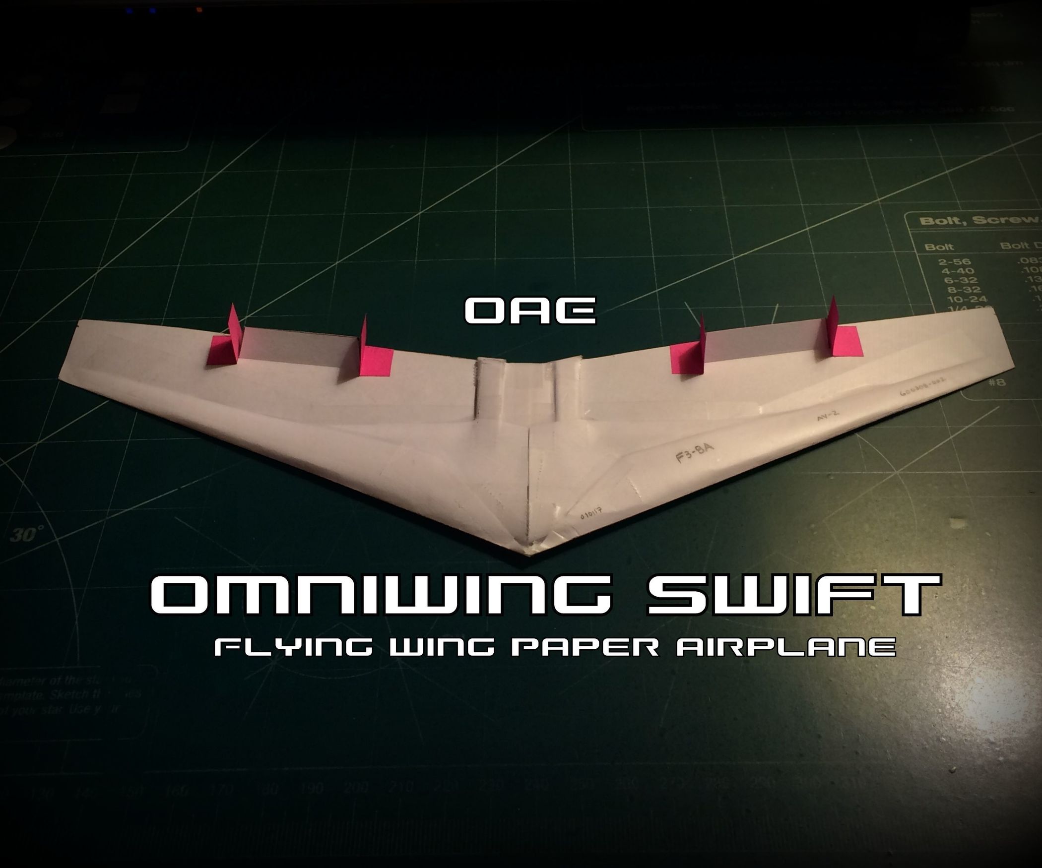 How to Make the Omniwing Swift Paper Airplane : 17 Steps (with Pictures ...