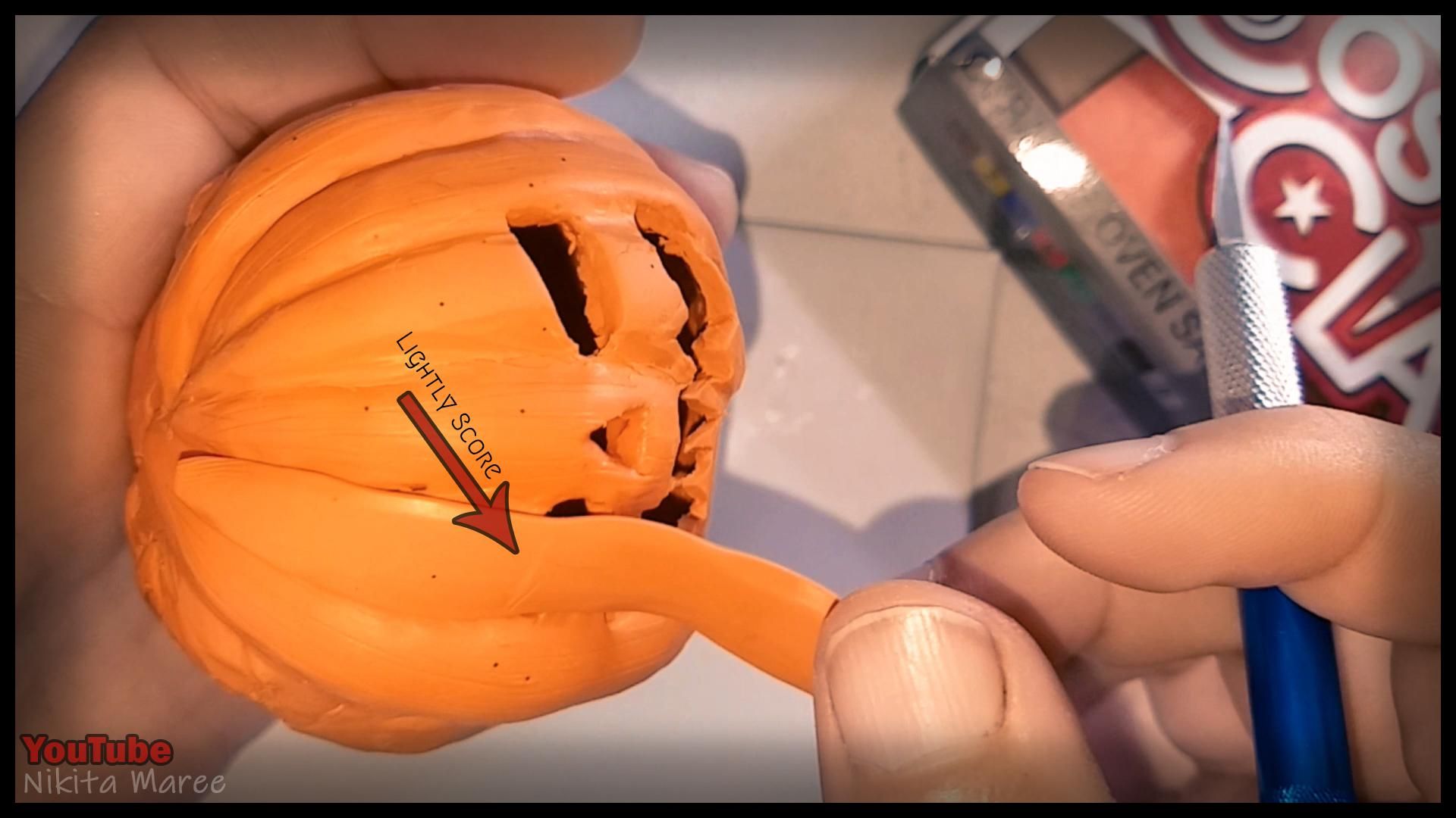Polymer Clay Jack O'lantern Tutorial (+ Video) : 75 Steps (with ...