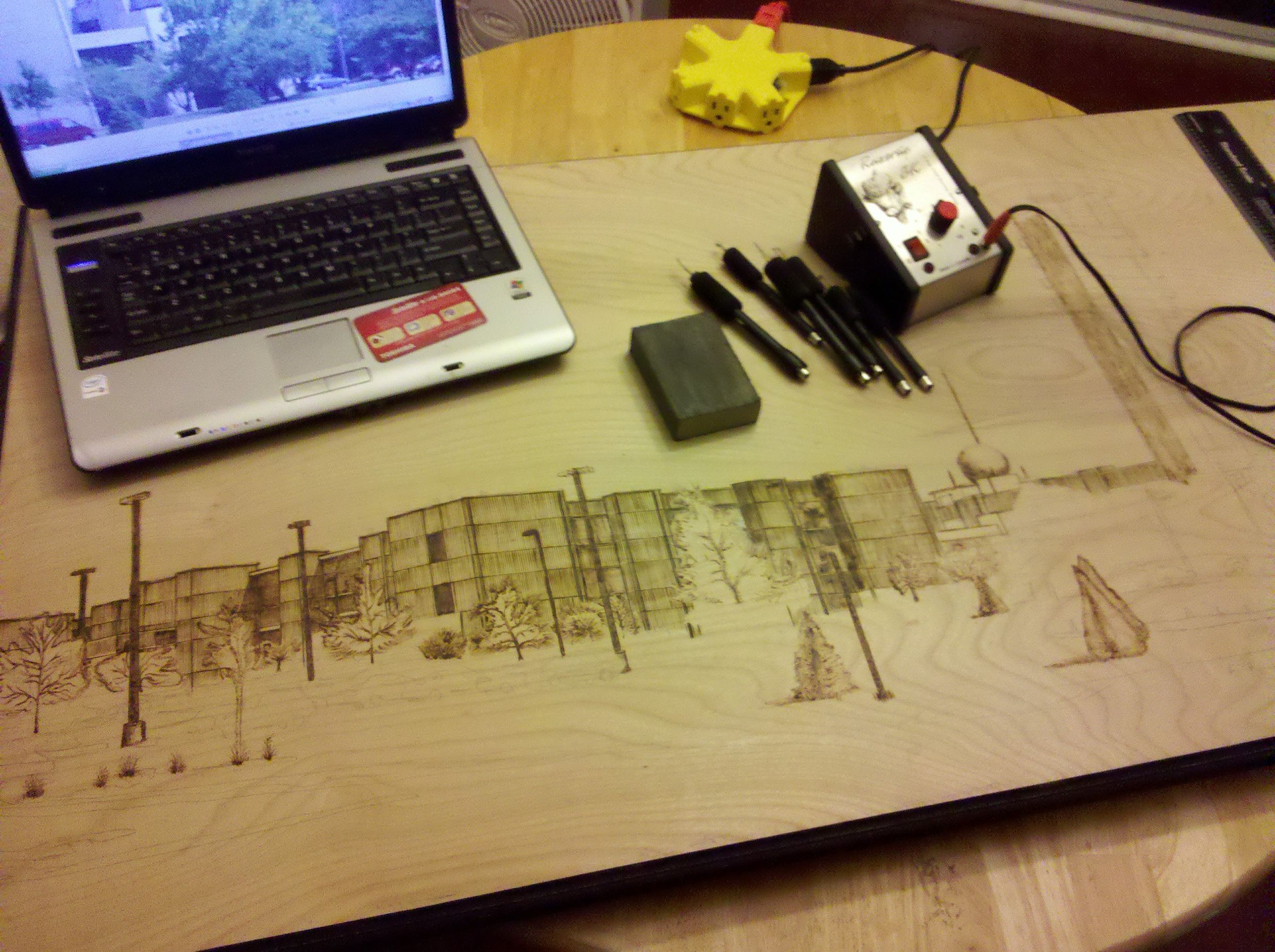 Architectural Mural Pyrography : 4 Steps (with Pictures) - Instructables