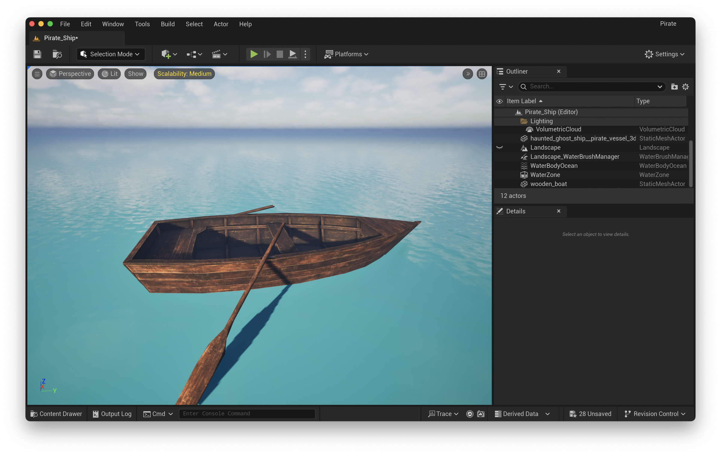 Pirate Ship With Unreal Engine : 12 Steps - Instructables