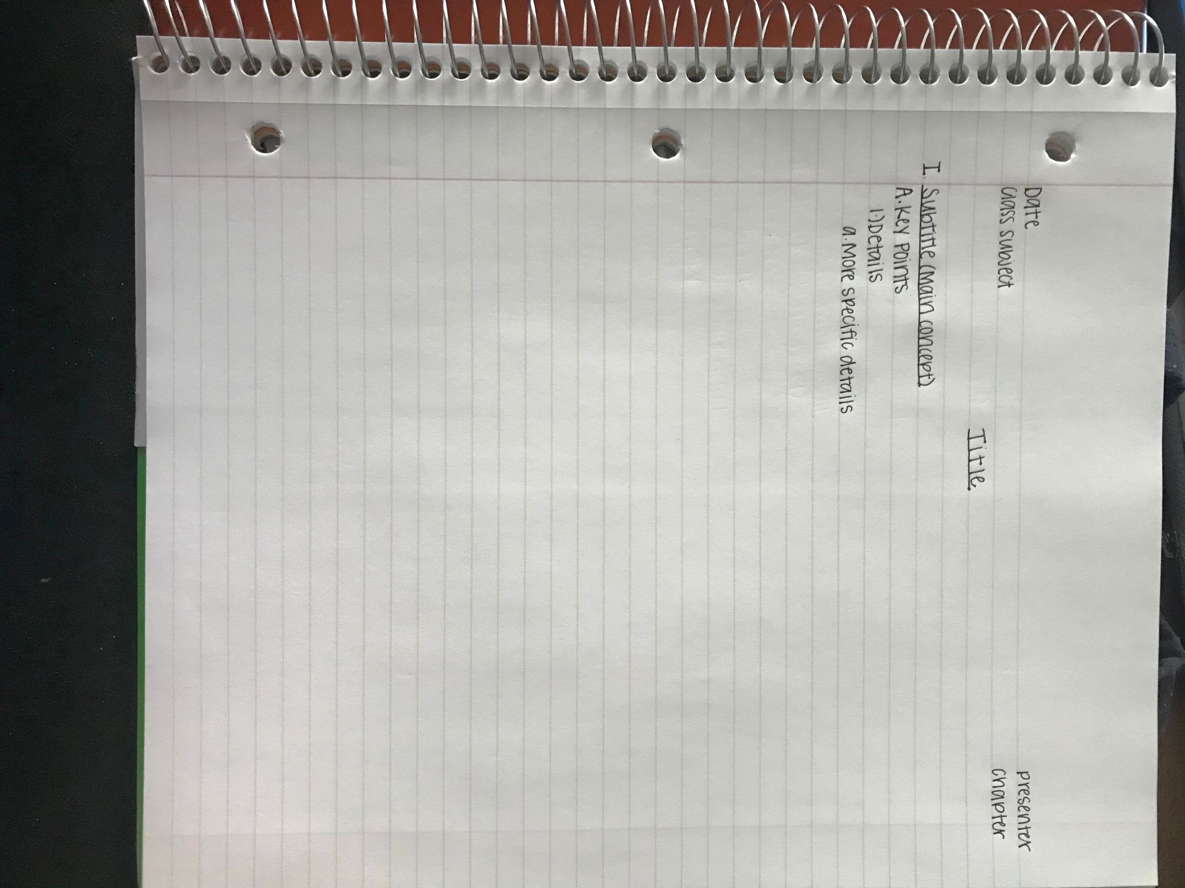 HOW TO TAKE EFFECTIVE OUTLINE NOTES : 10 Steps - Instructables