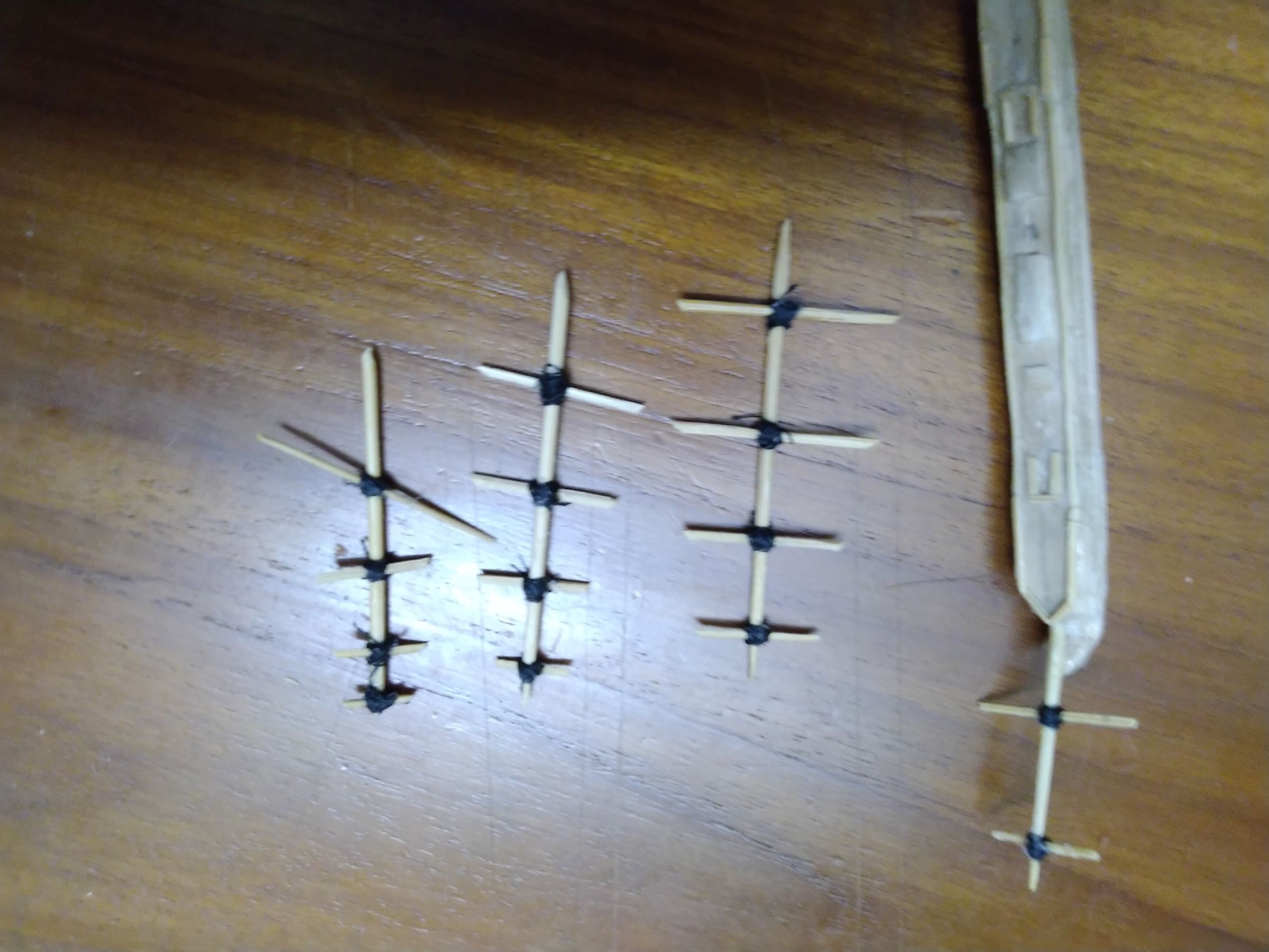 Easy , Mini Wood Sailing Ship From Popsicle Sticks : 5 Steps ...