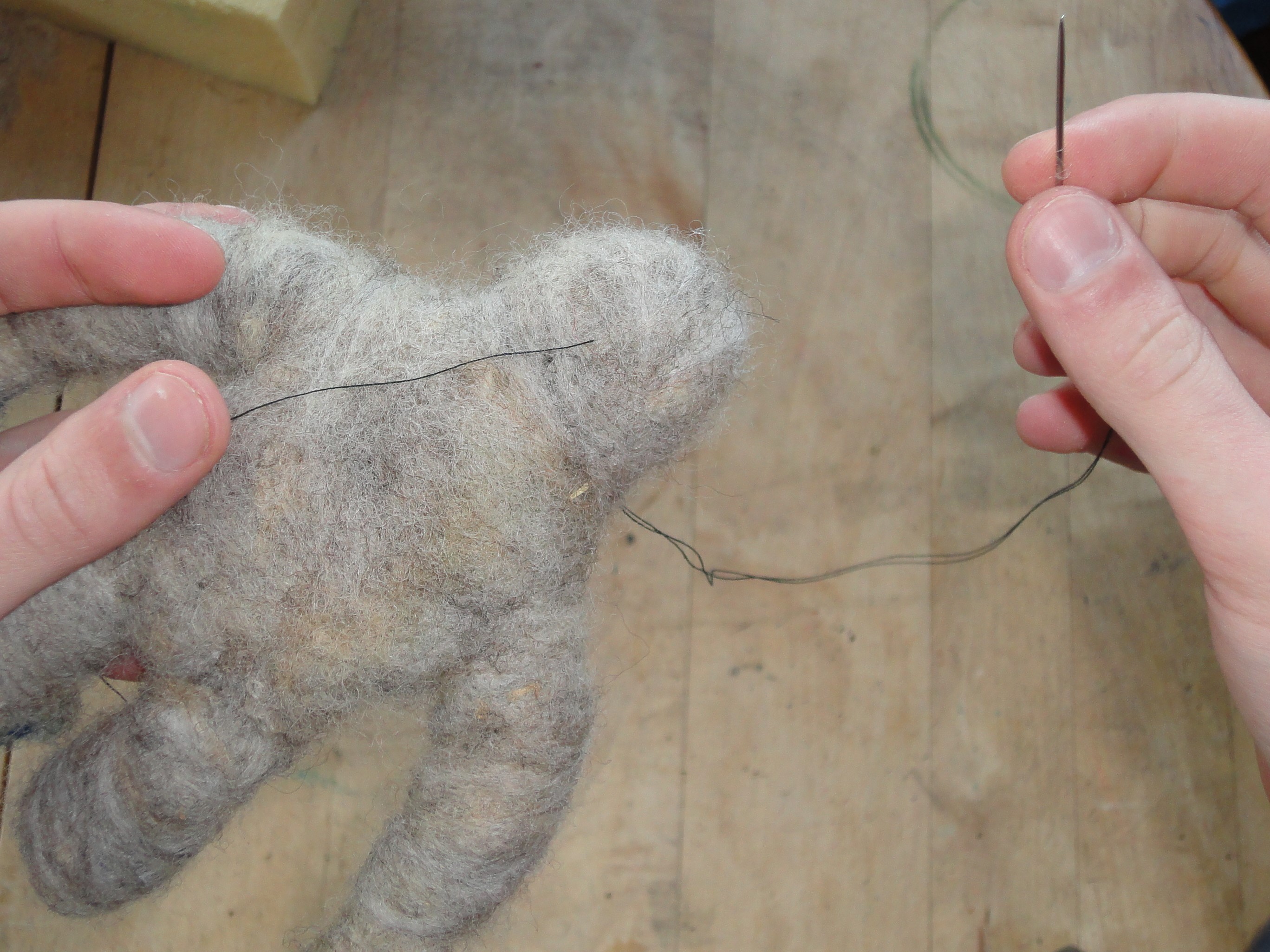 Needlefelting a Pocket Yeti / Ickabog : 7 Steps (with Pictures ...