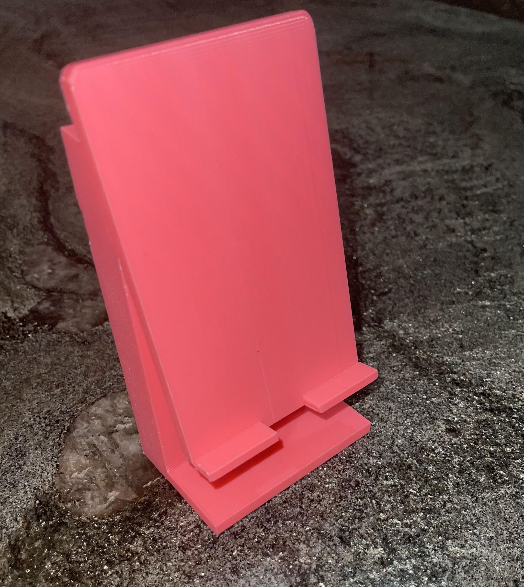 Phone Stand (with Charger Hole and Expanded Edges for Vertical and ...