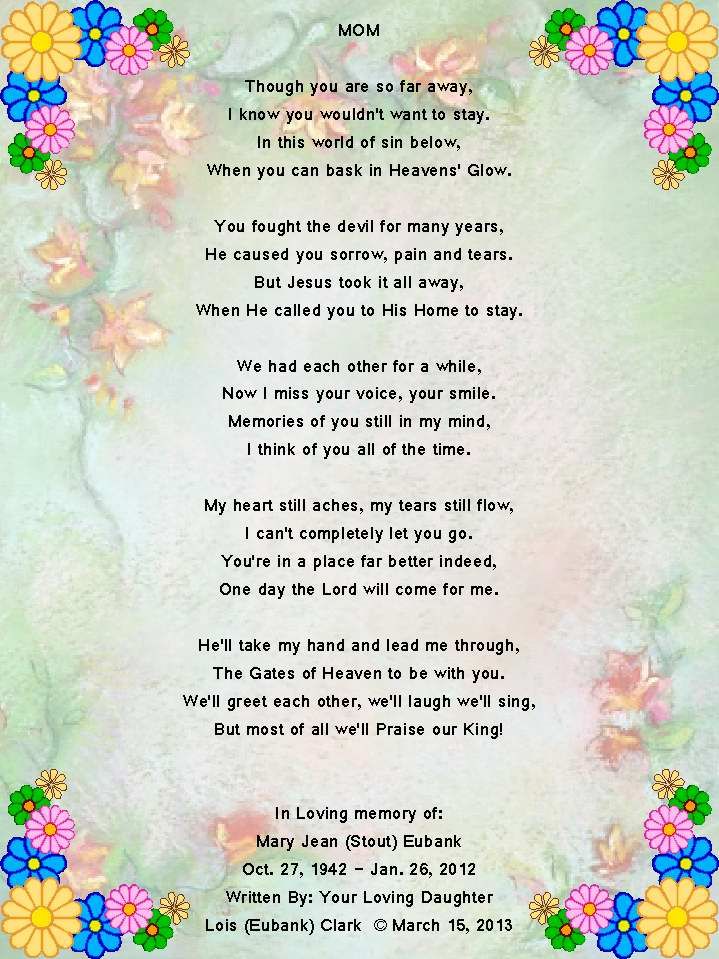 Mom Poem : 4 Steps - Instructables