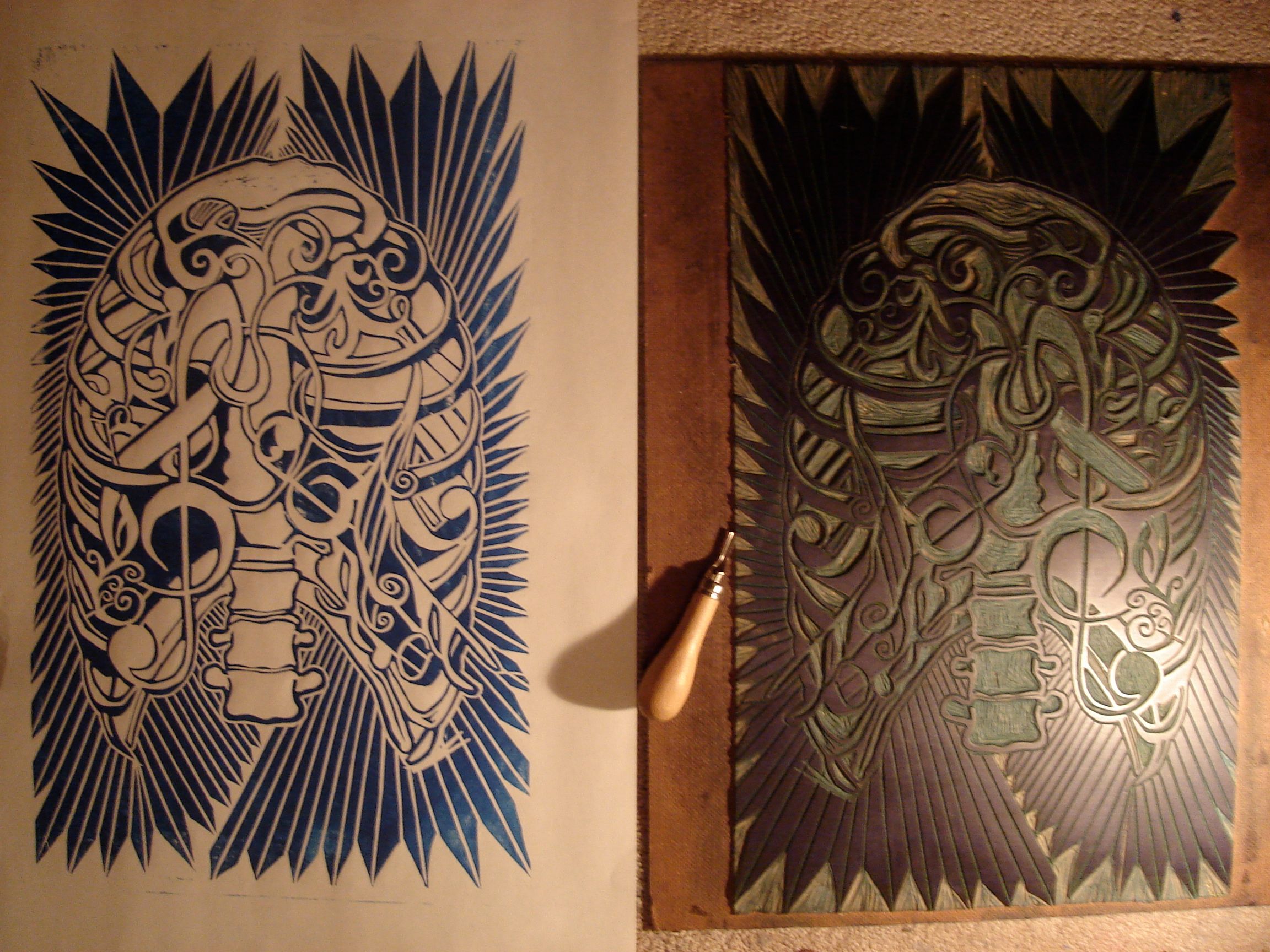 Linoleum Block / Printmaking : 9 Steps (with Pictures) - Instructables