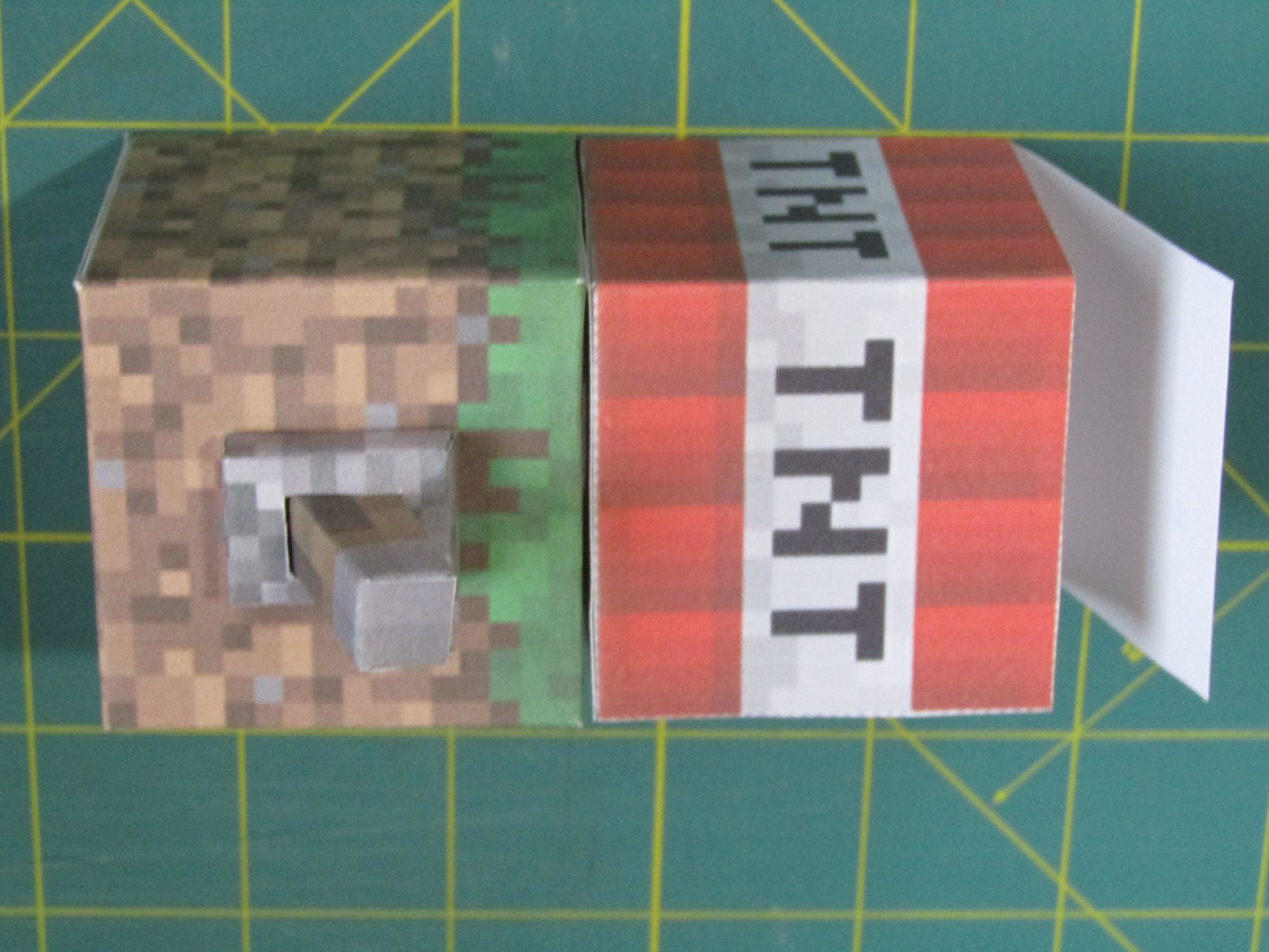 Minecraft Blocks Papercraft Tnt