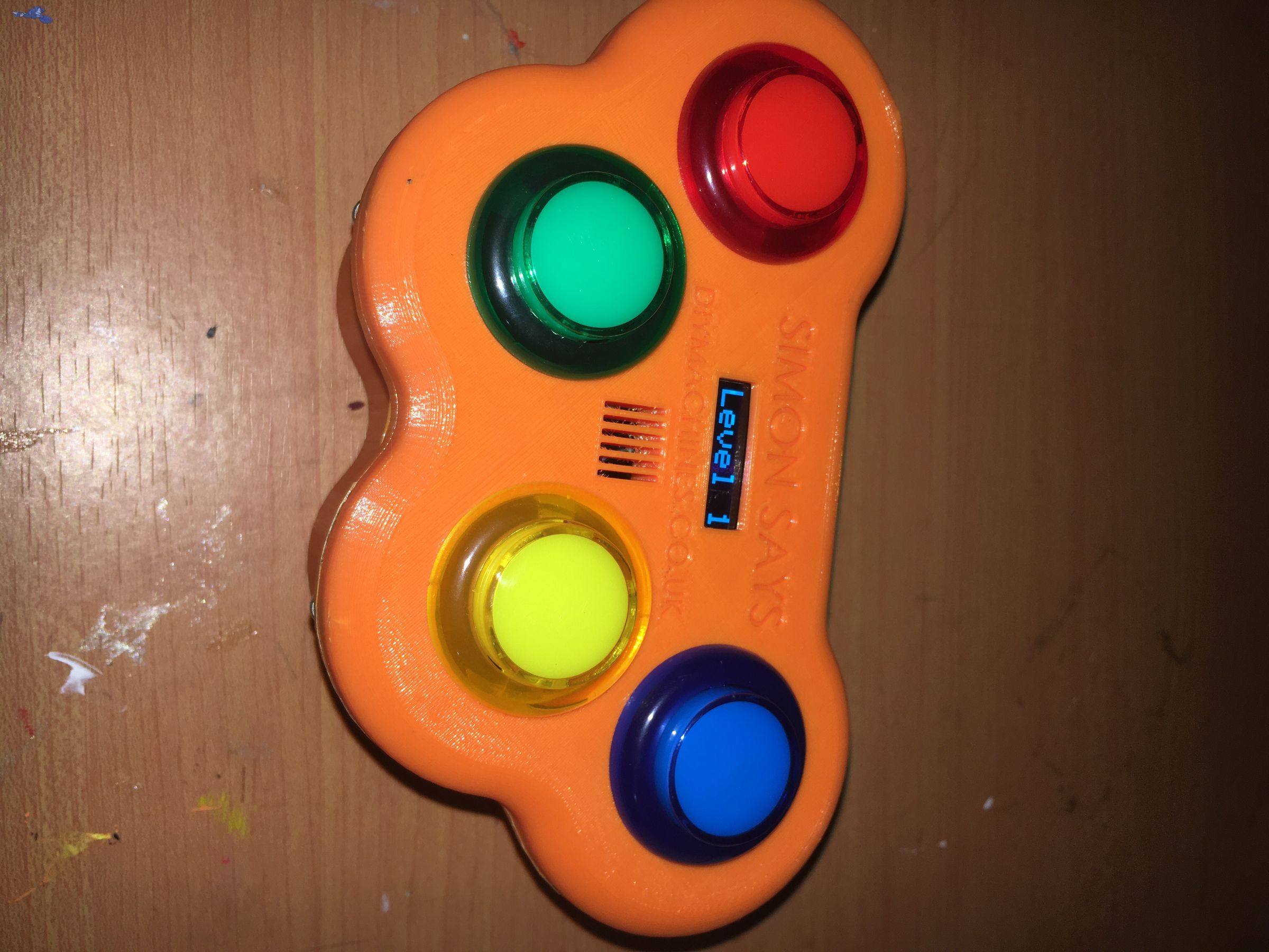 Simon Says Game - 3D Printable | Arduino Nano | DIY Project : 15 Steps ...