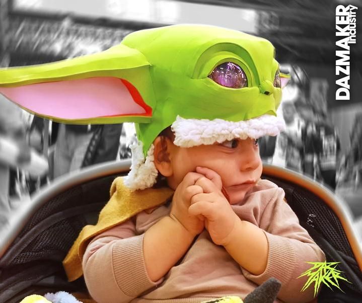 Grogu Green Hat - for Babies or Toddlers : 38 Steps (with Pictures ...