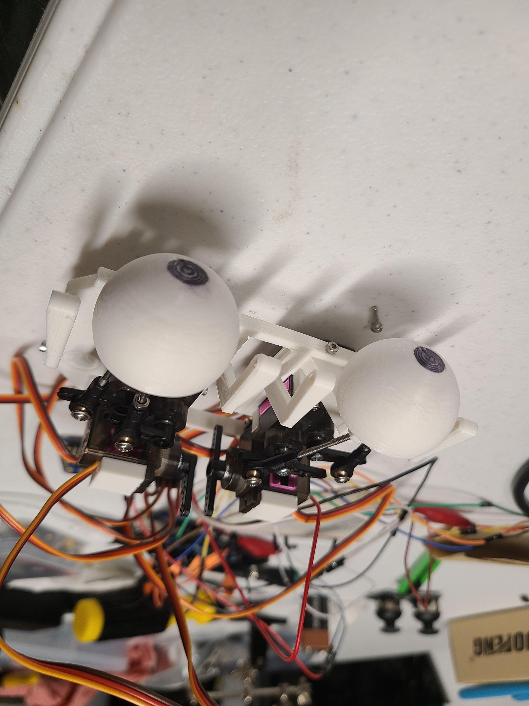 DIY Compact 3D Printed Animatronic Eye Mechanism : 4 Steps (with ...