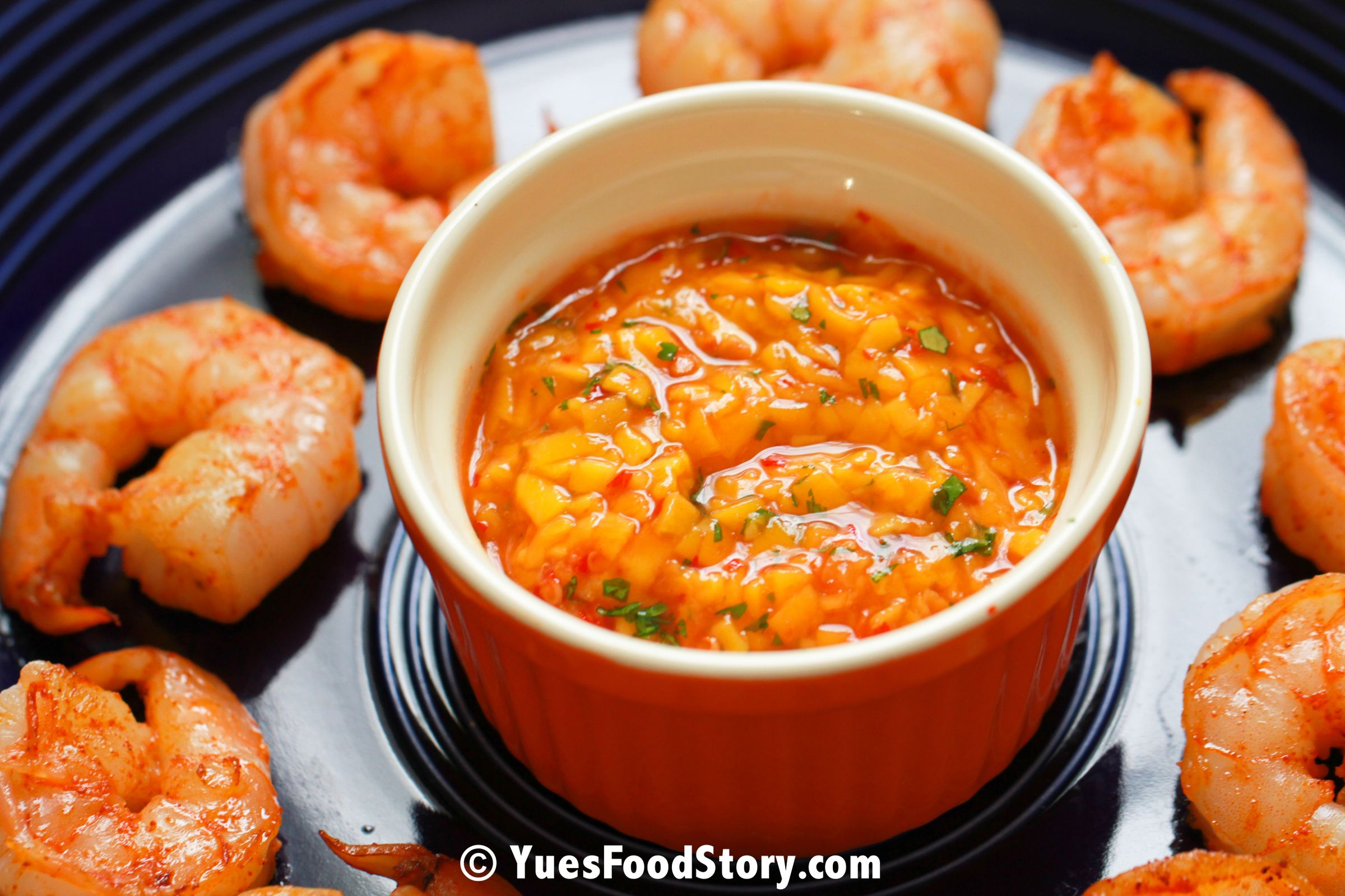Spicy Mango Relish With Seared Shrimp : 7 Steps (with Pictures ...