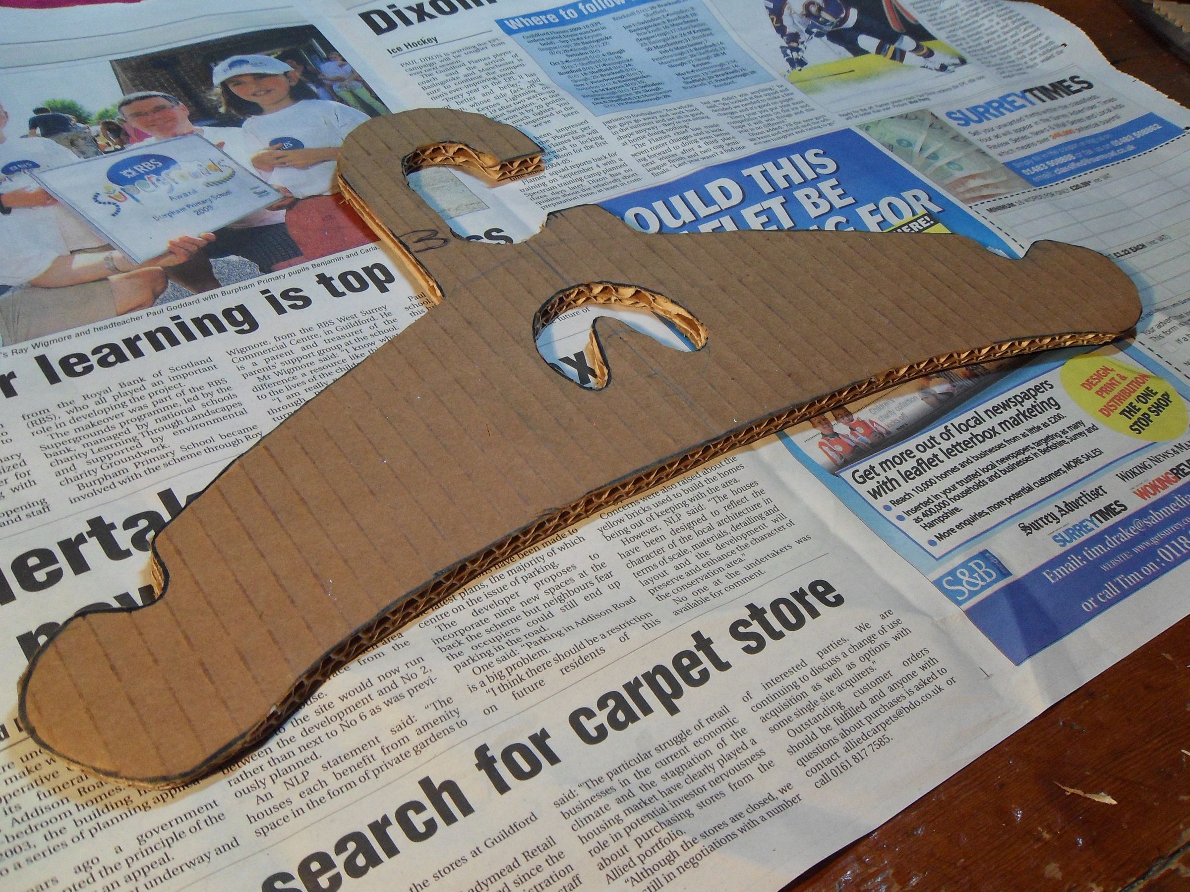 Stylish Cardboard Clothes Hangers : 5 Steps (with Pictures) - Instructables