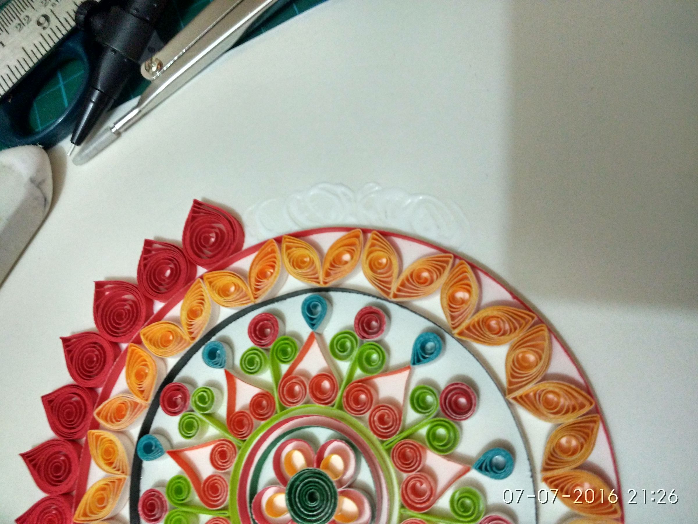 Quilled Mandala : 5 Steps - Instructables