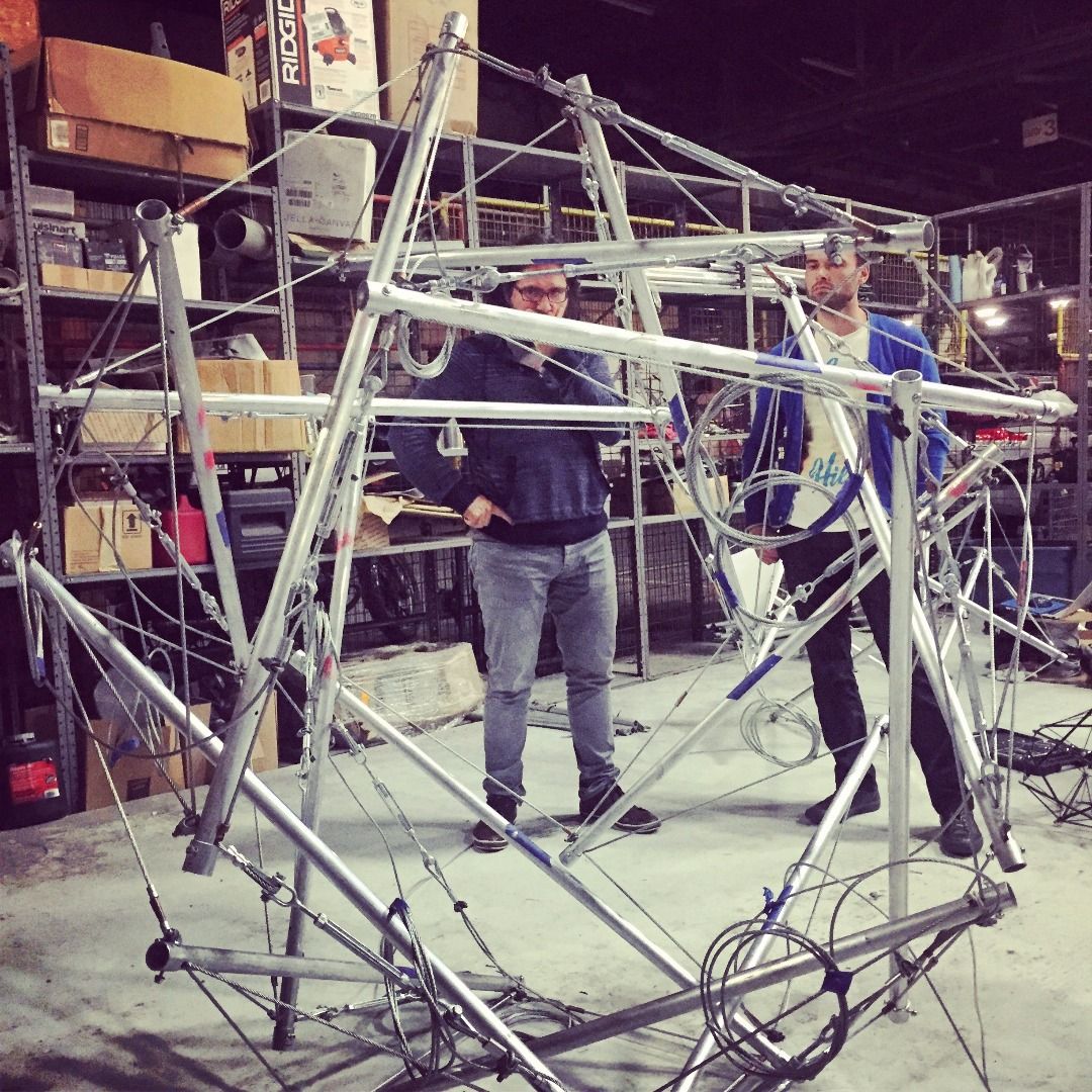 Tensegrity Goes Big for Burning Man : 47 Steps (with Pictures ...
