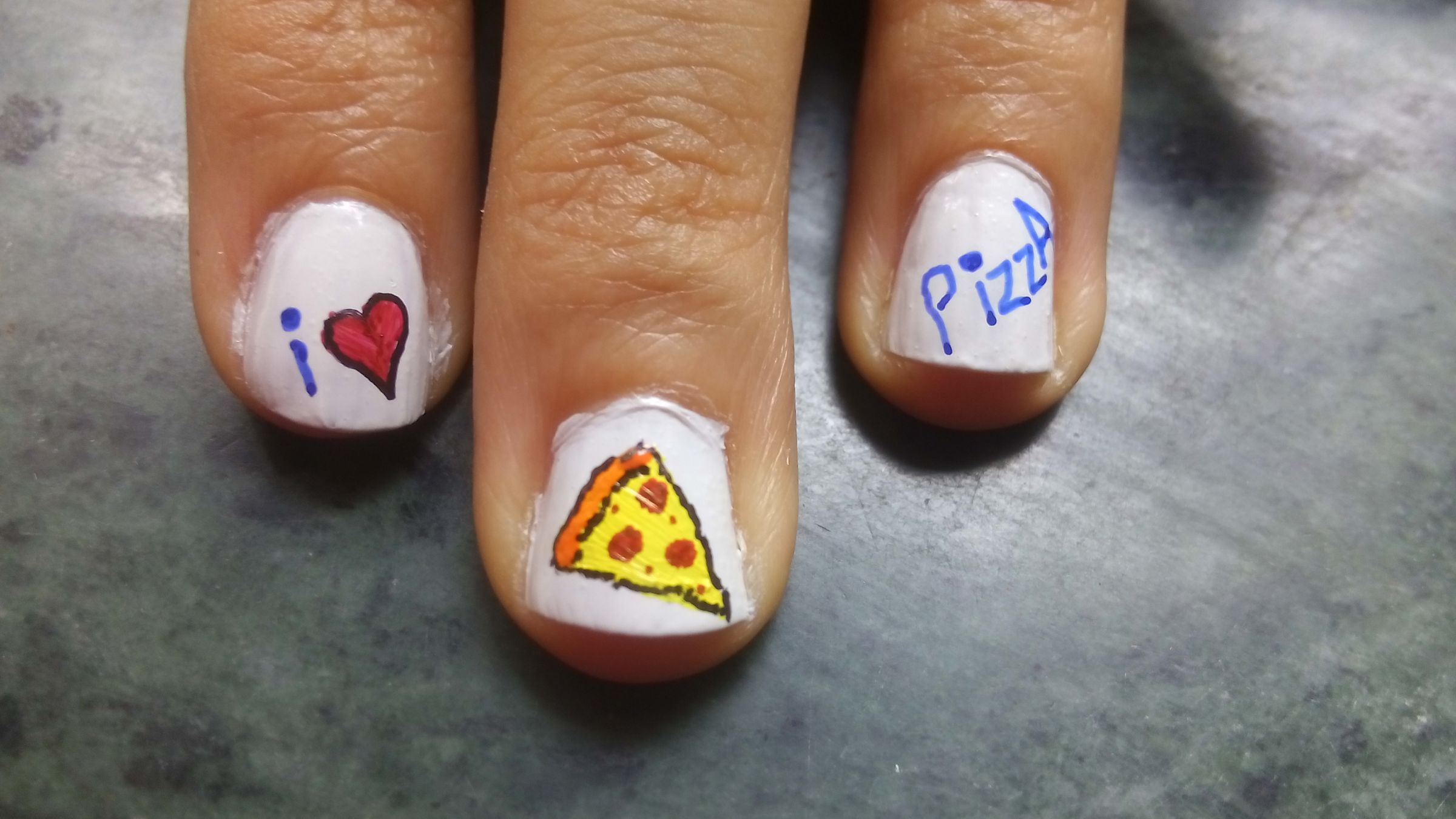 Pizza Nail Art - Instructables