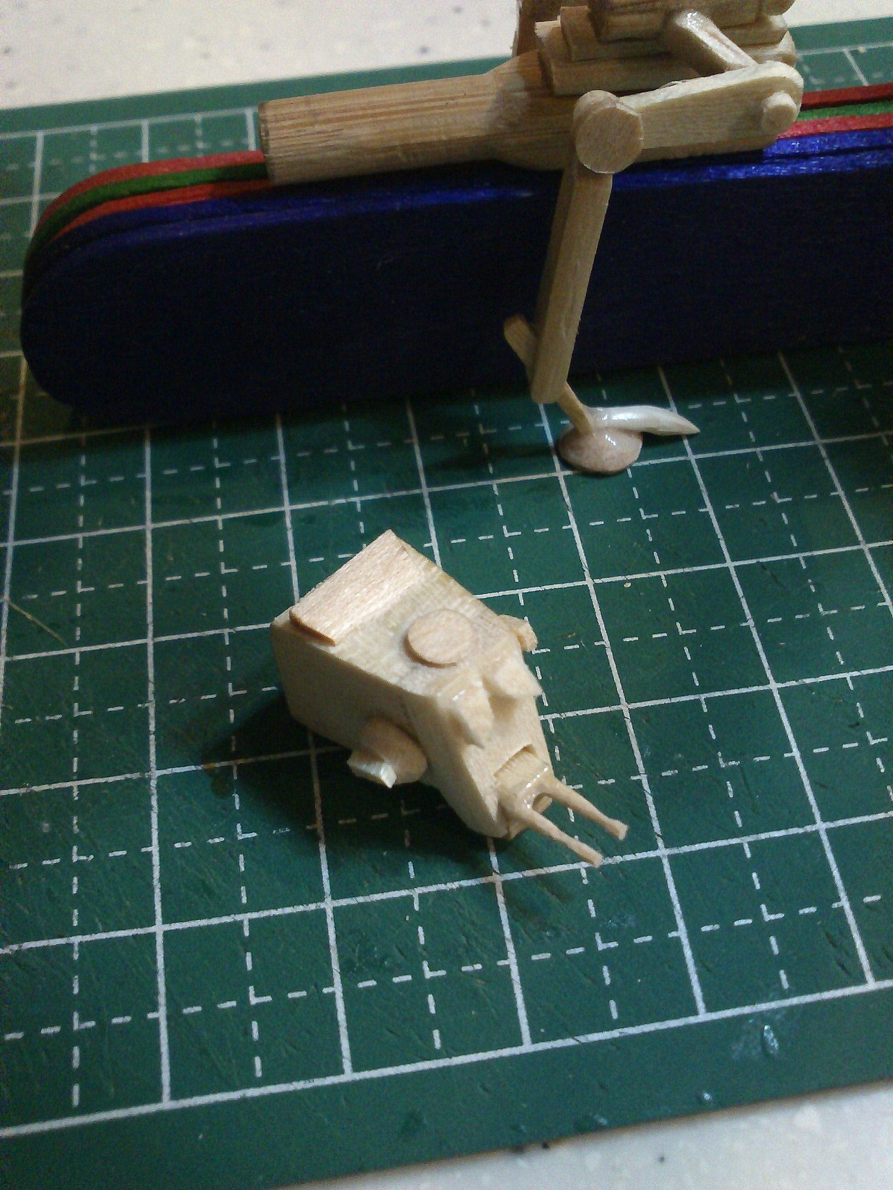 Mini AT-ST Popsicle Stick Model : 7 Steps (with Pictures) - Instructables