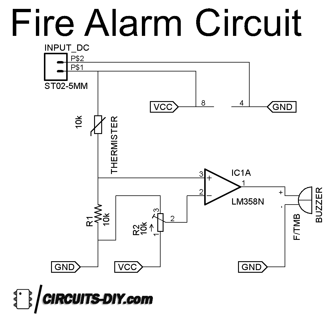 Simple Fire Alarm Circuit : 3 Steps - Instructables