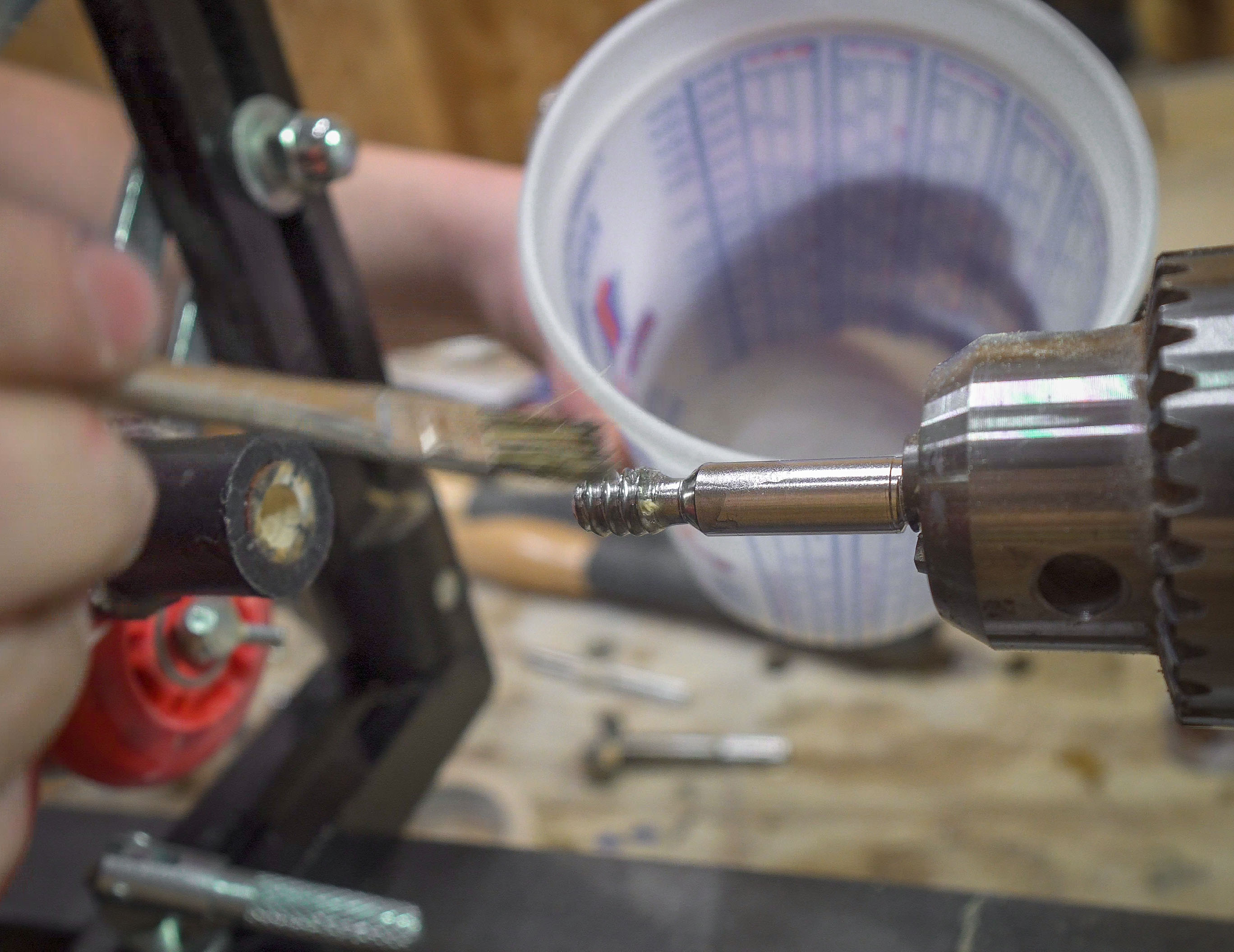How to Make a Custom Hybrid Epoxy Pool Cue Using a Wood Lathe : 19 ...