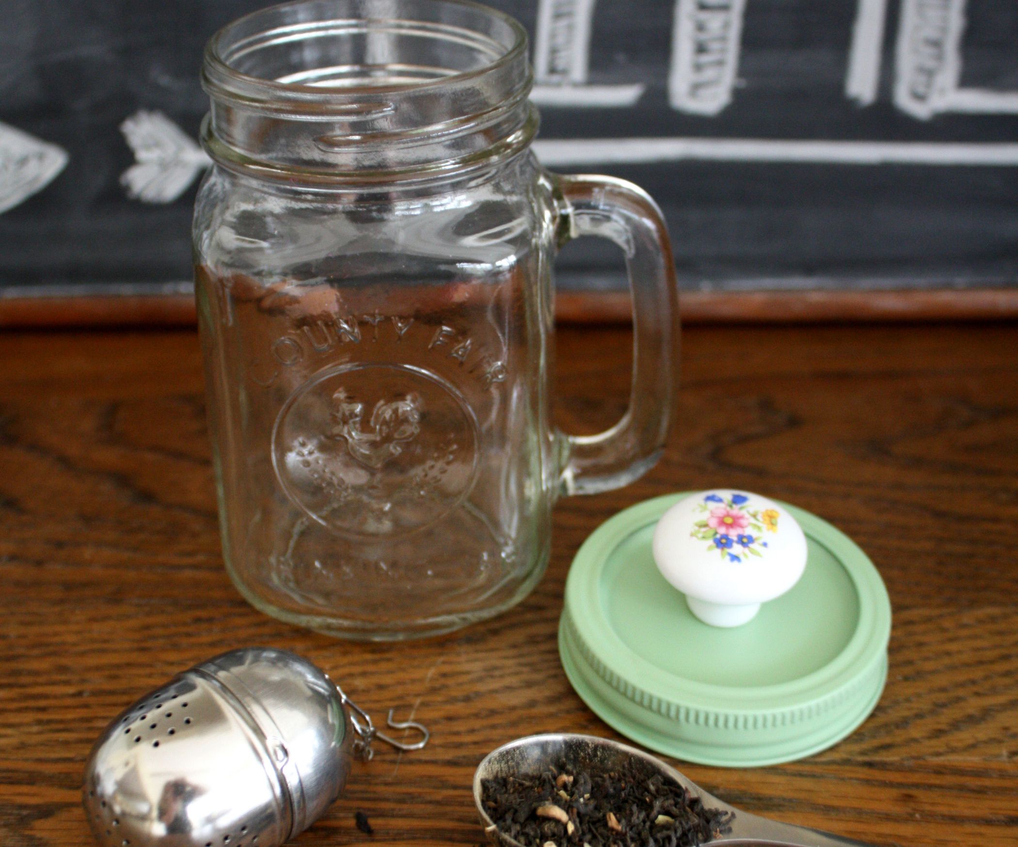 Mason Jar Tea Cup With Built in Tea Ball : 5 Steps (with Pictures ...