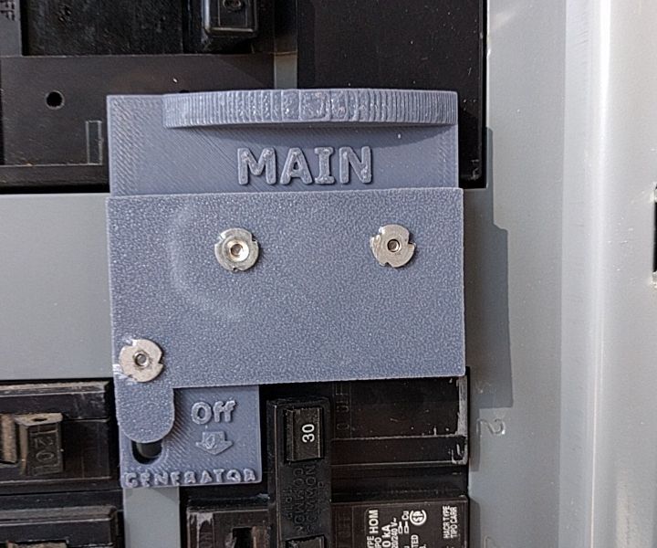 Utility - Generator Panel InterLock : 3 Steps - Instructables
