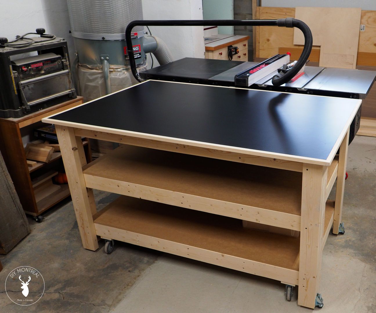 Mobile Workbench / Outfeed Table : 9 Steps (with Pictures) - Instructables
